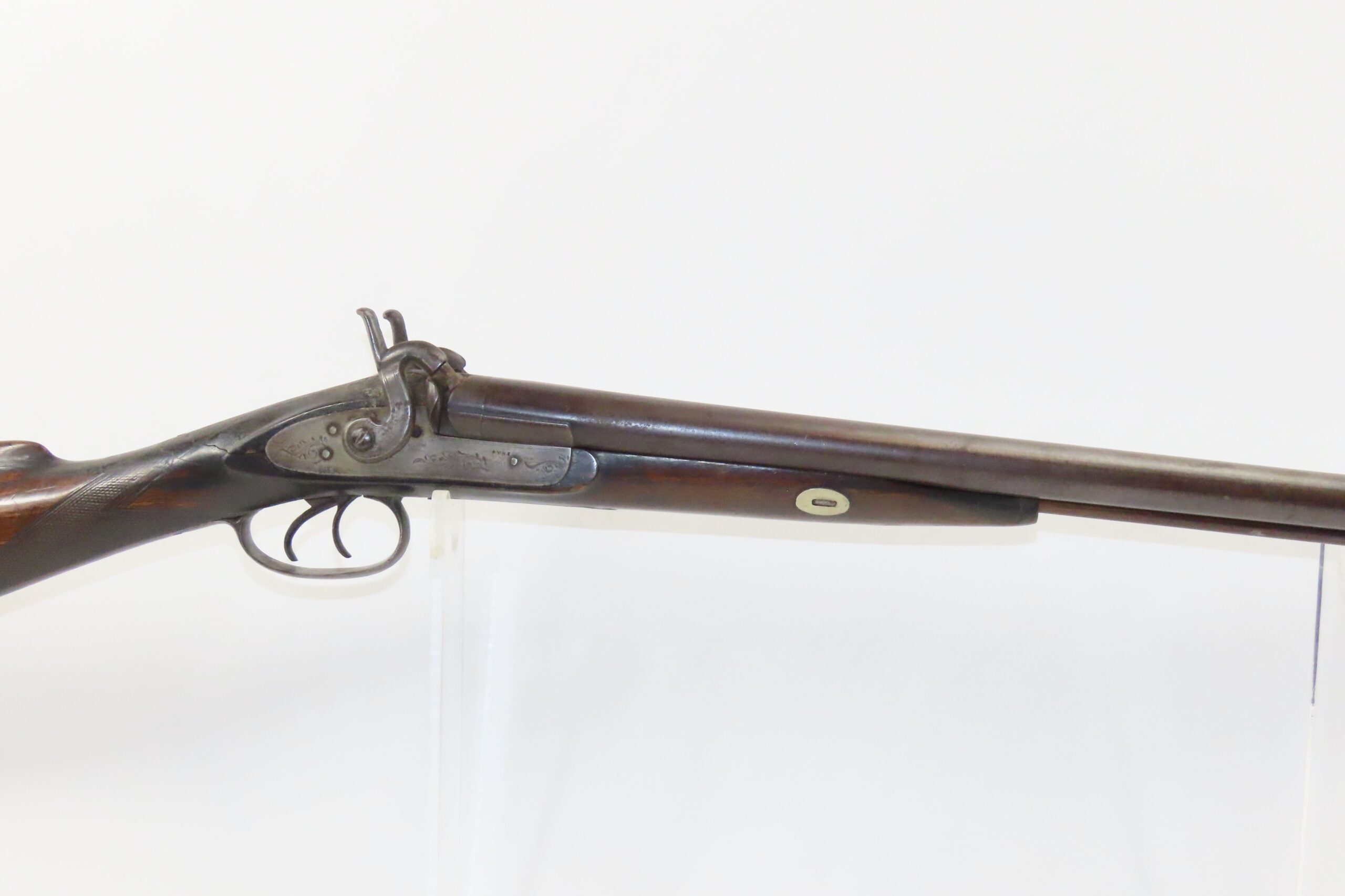 British Pyne Double Barrel percussion Shotgun 12.21 C&RAntique017 ...