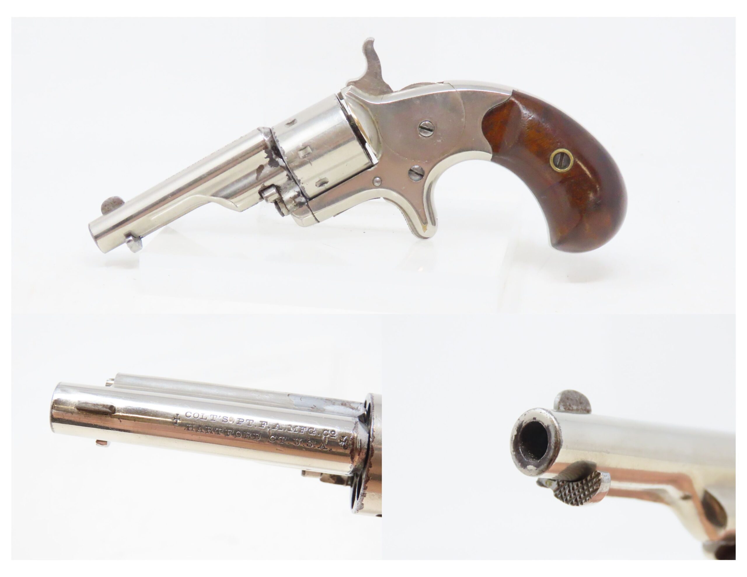 Colt Open Top Pocket Revolver 10.6 C&RAntique001 | Ancestry Guns