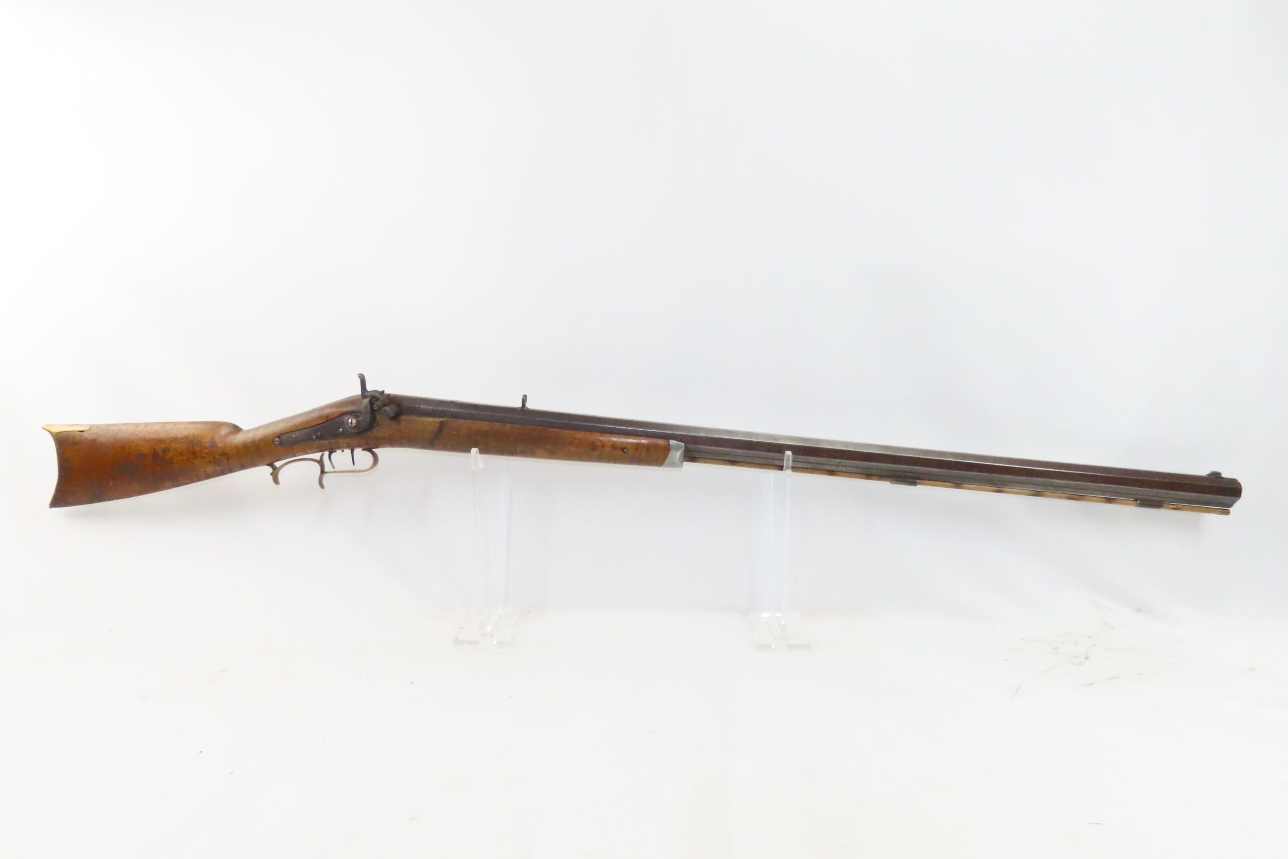 Heavy Barrel Back Action Half Stock Rifle 11.29 C&RAntique002 ...