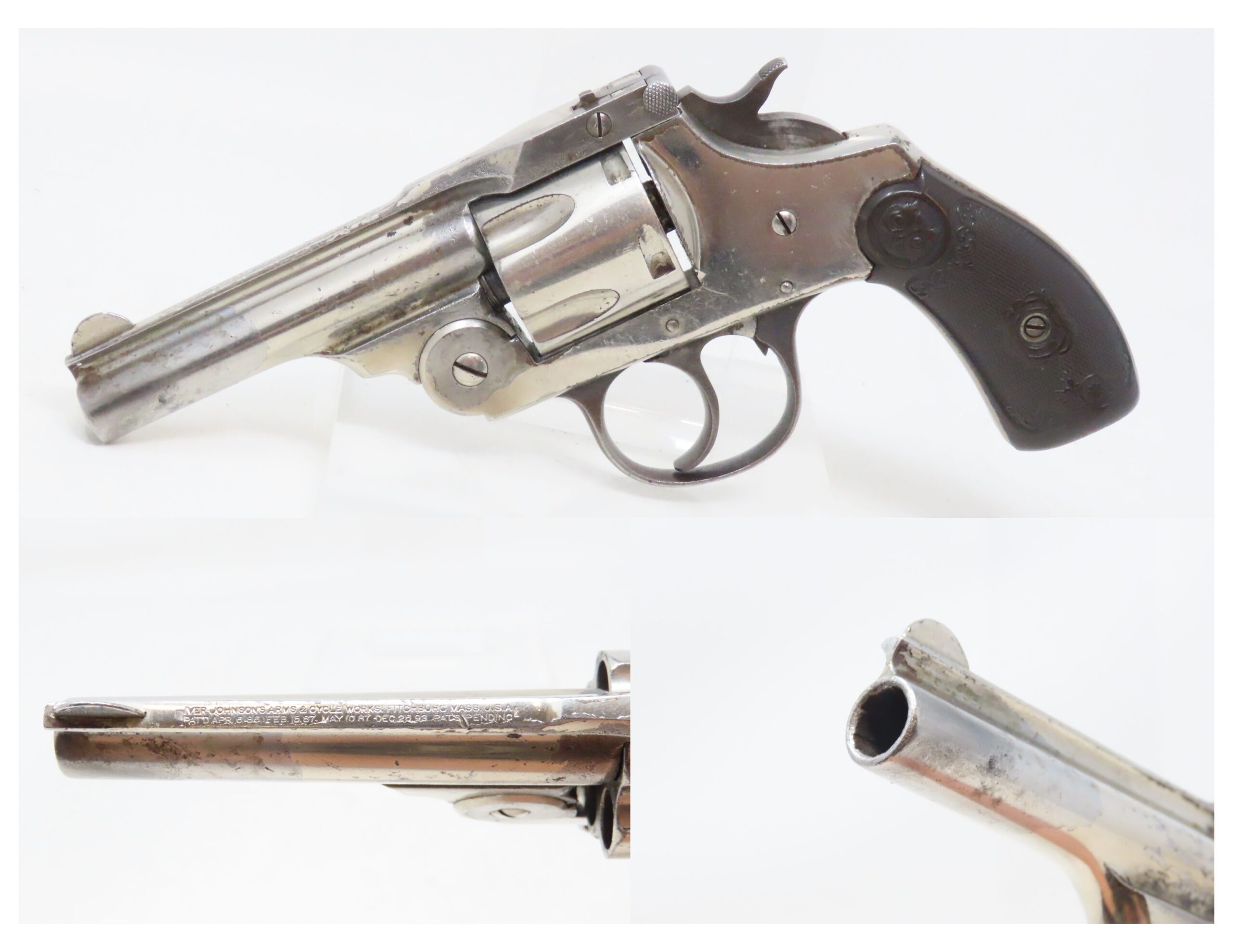 Iver Johnson First Model Safety Hammer Double Action Revolver 9.20 C ...