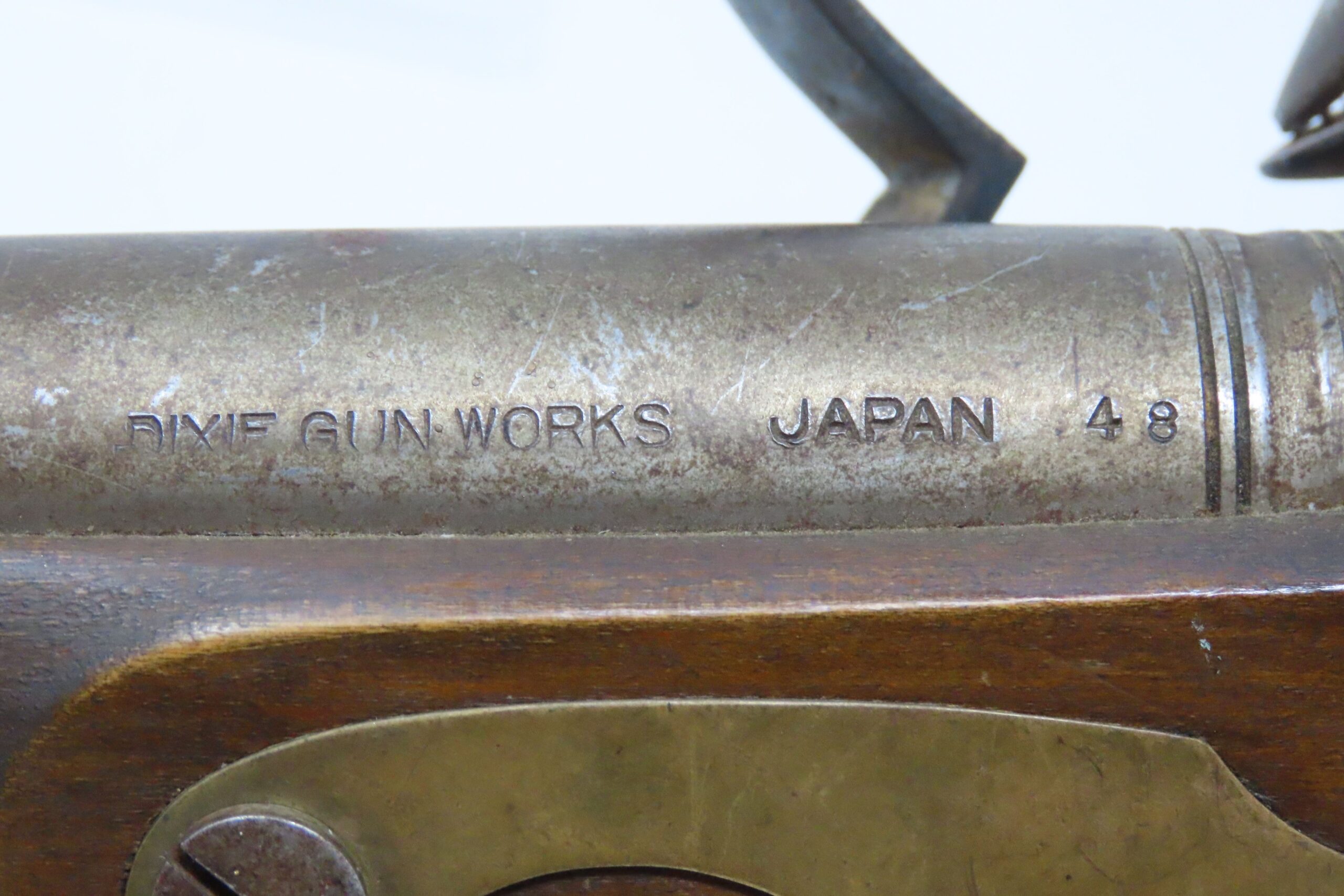 Japanese Reproduction Tower Flintlock Pistol 8.31 C&RAntique011 ...