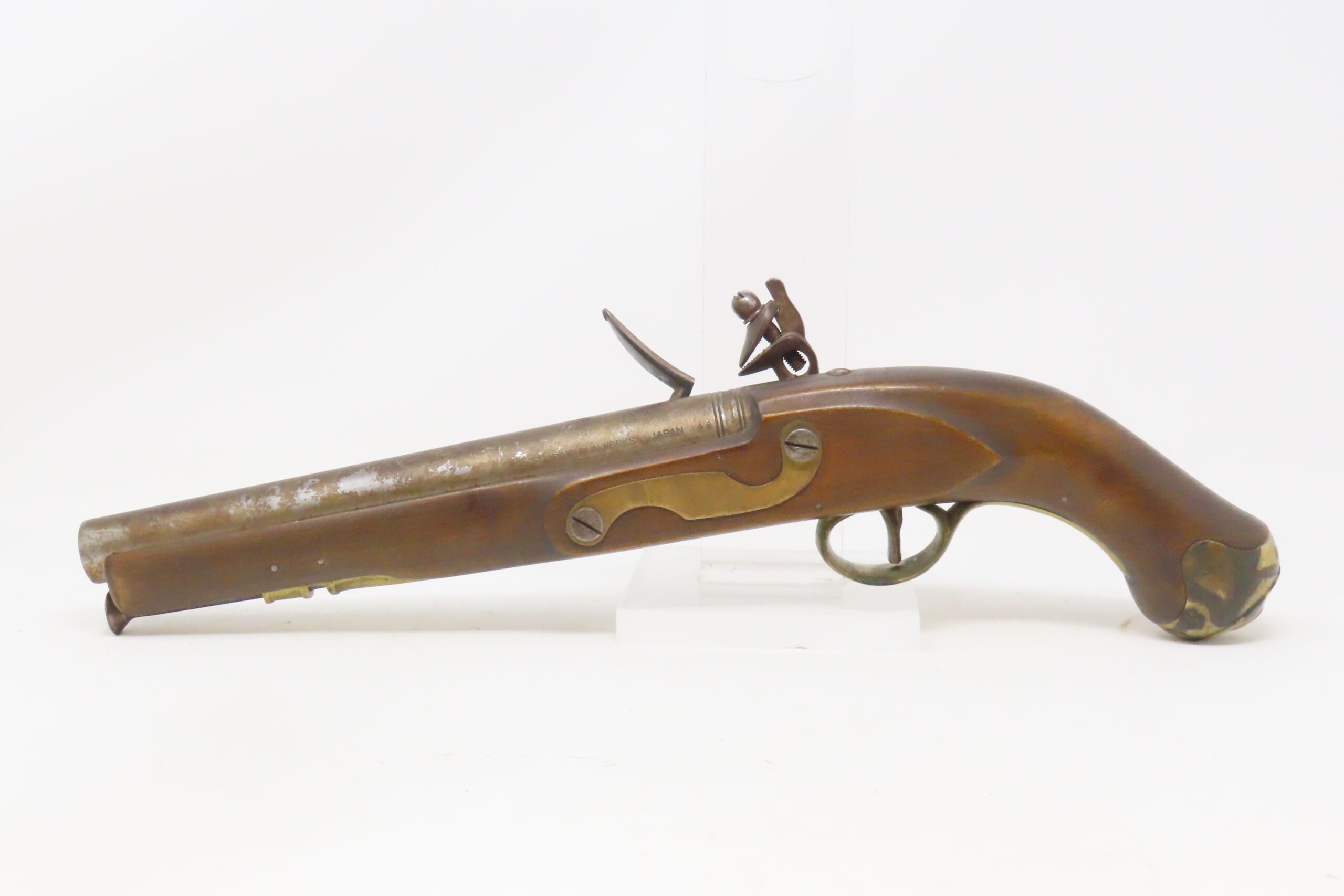 Japanese Reproduction Tower Flintlock Pistol 8.31 C&RAntique015 ...