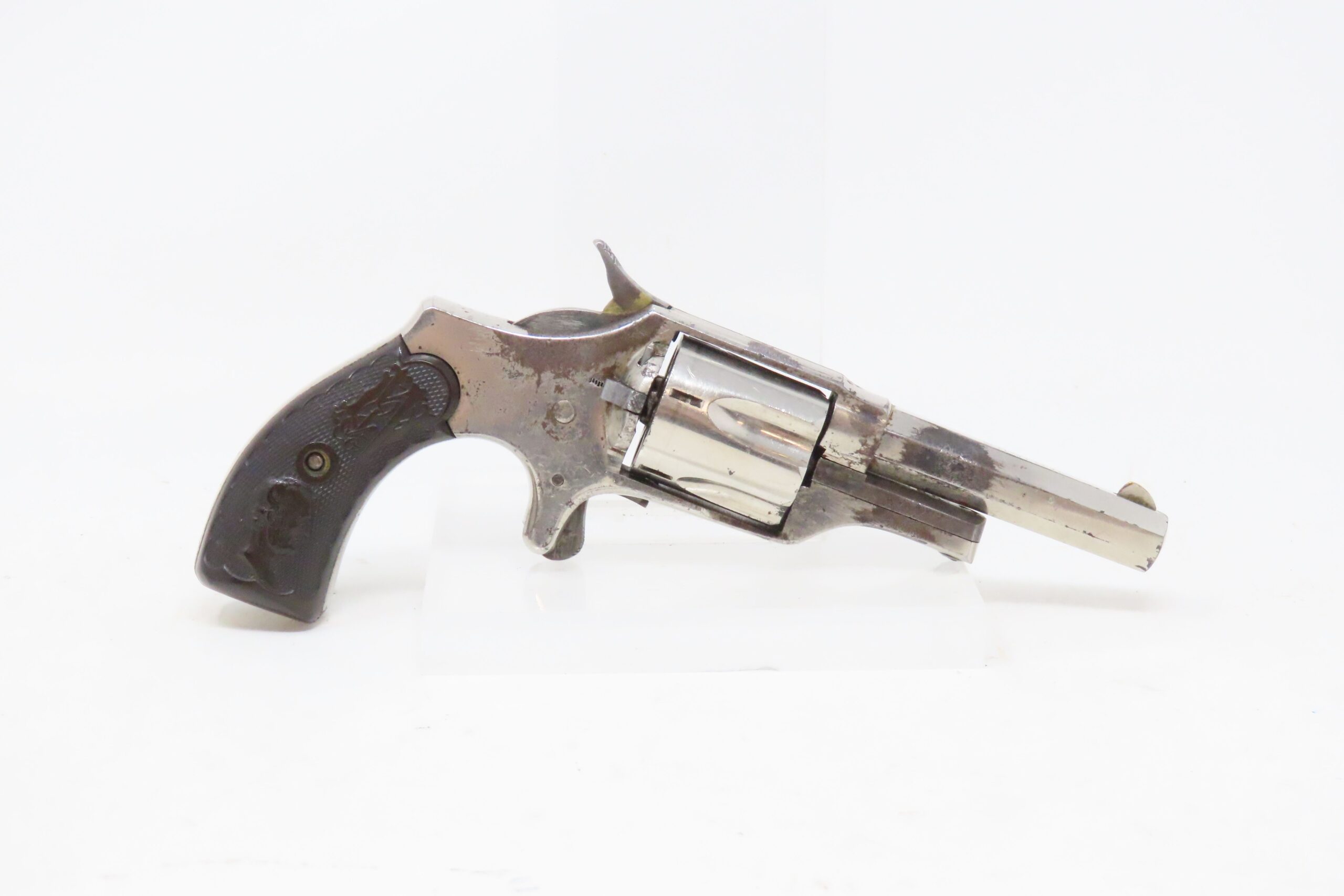 Shattuck Unique Model Revolver with Martyred Presidents Grips 9.15 C ...
