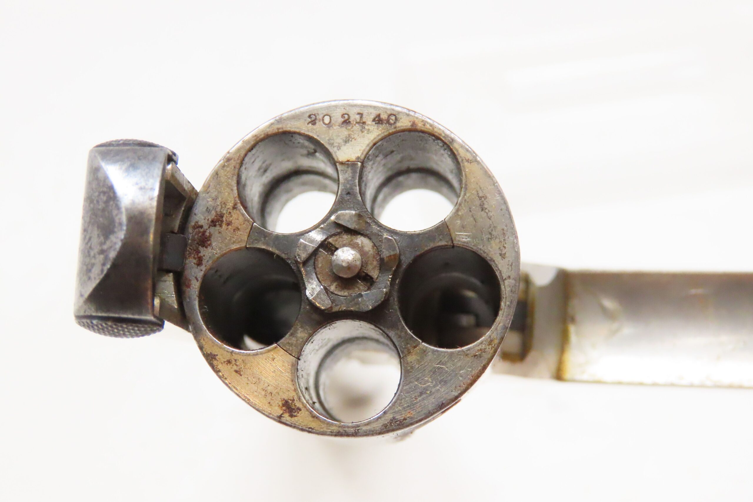 Smith & Wesson .38 Safety Hammerless 4th Model Revolver with Pearl ...