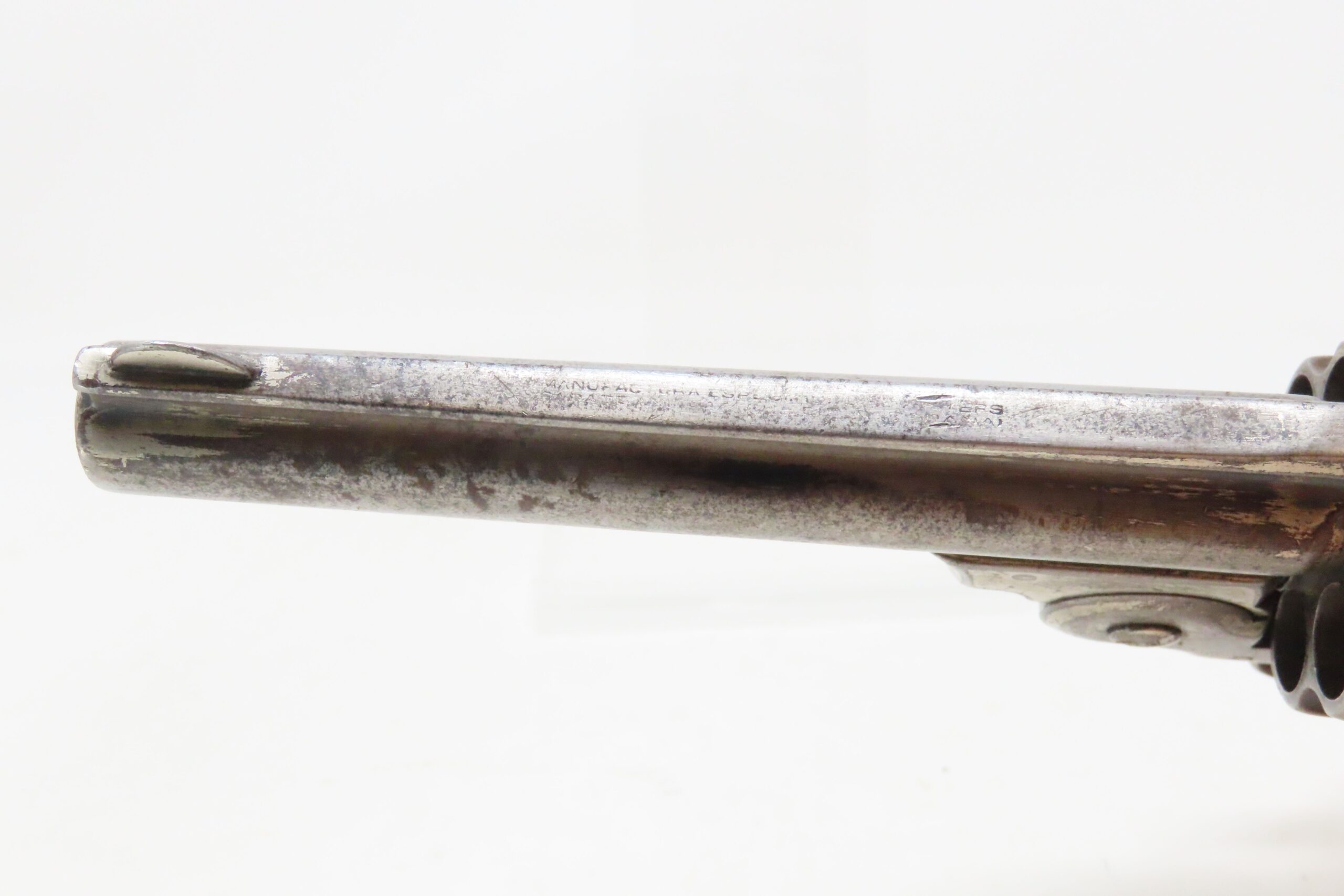 Spanish Top Break Revolver 10.12 C&RAntique012 | Ancestry Guns