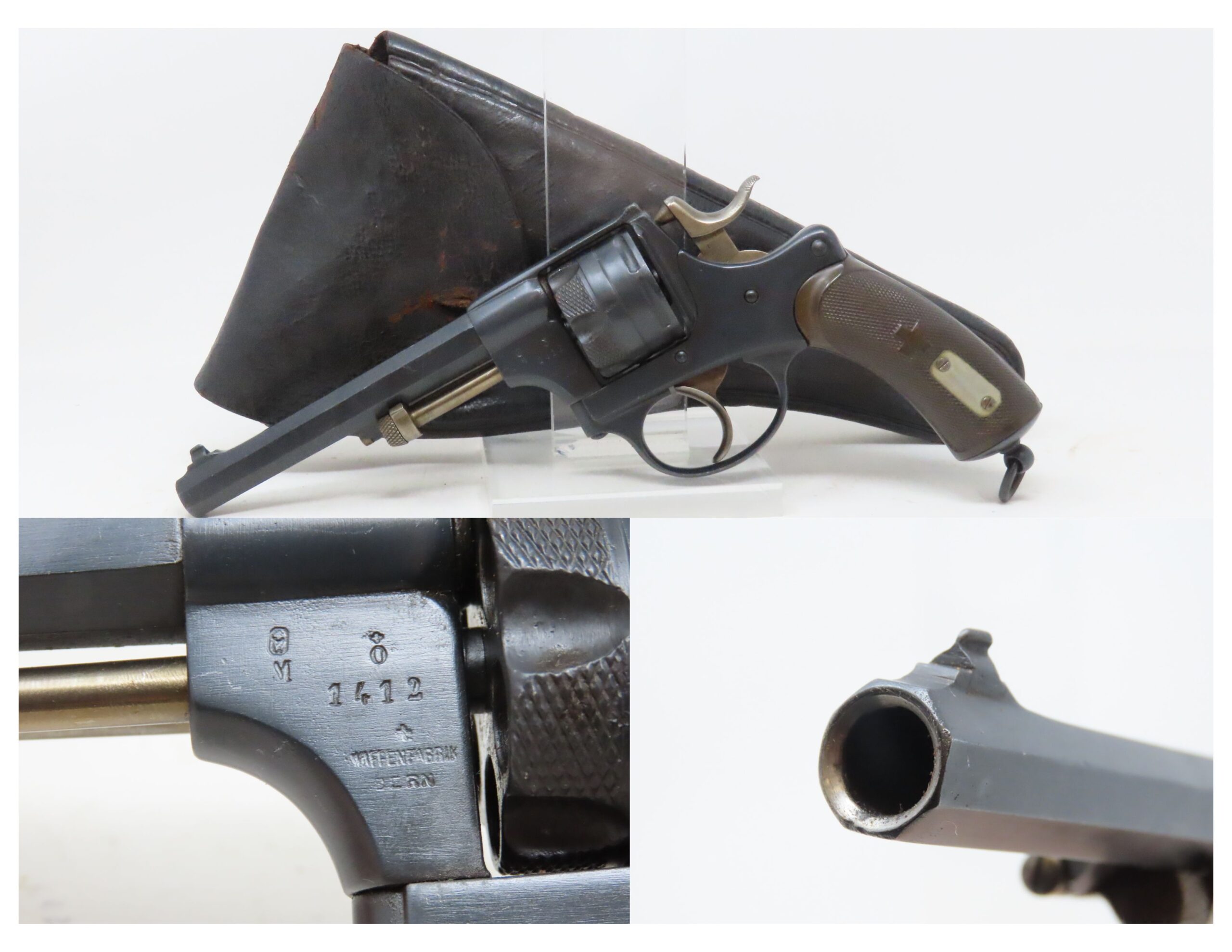 Swiss Bern Model 1878 Revolver with Holster 10.12 C&RAntique001 ...