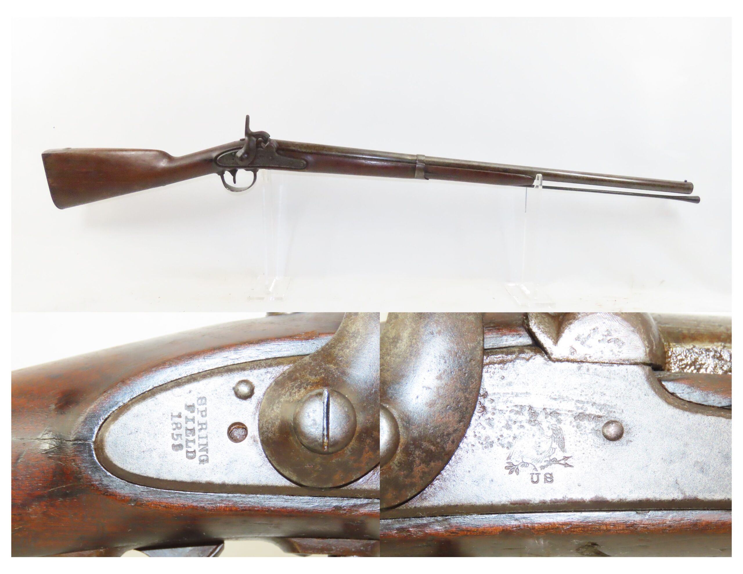 U.S. Springfield Model 1842 Shotgun Conversion 12.21 C&RAntique001 ...