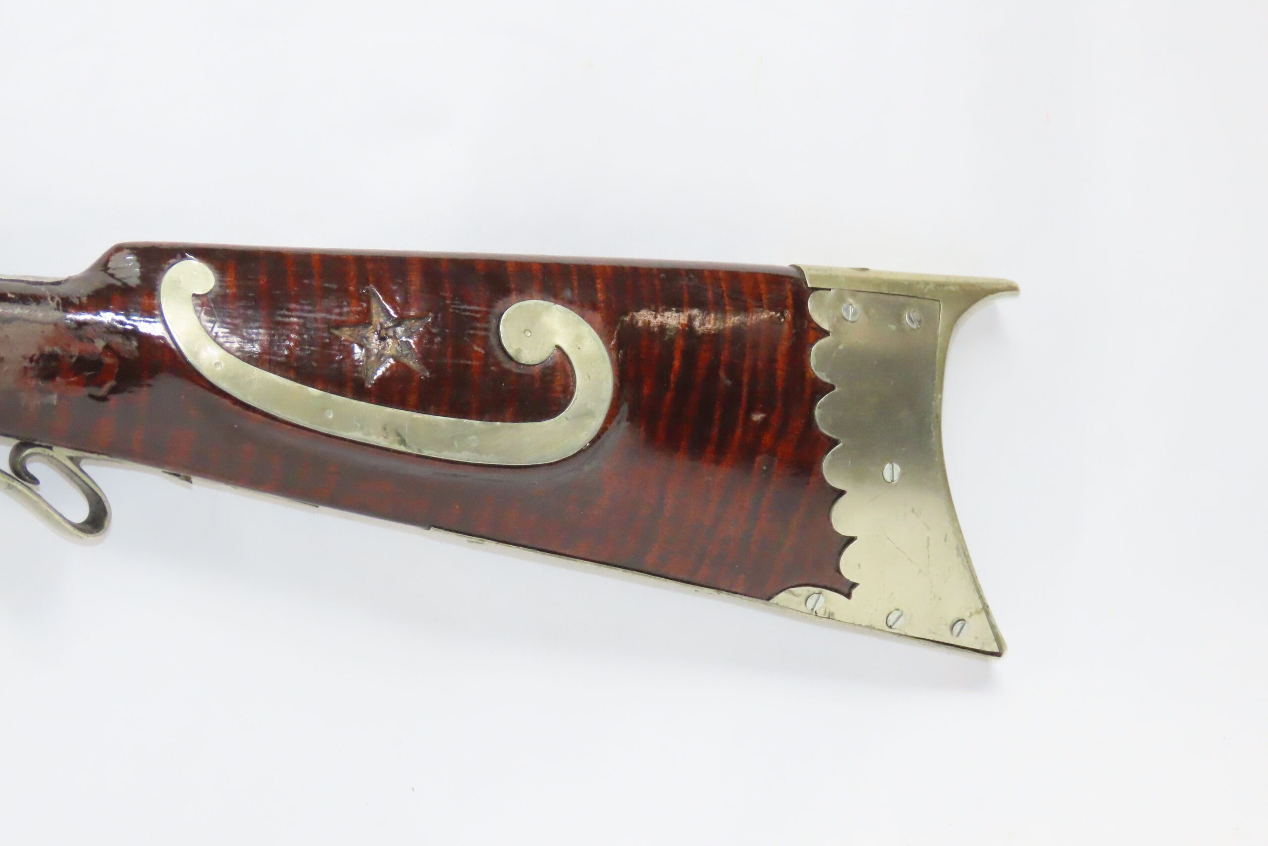 Back Action Lock Percussion Half Stock American Long Rifle 1.9 C ...