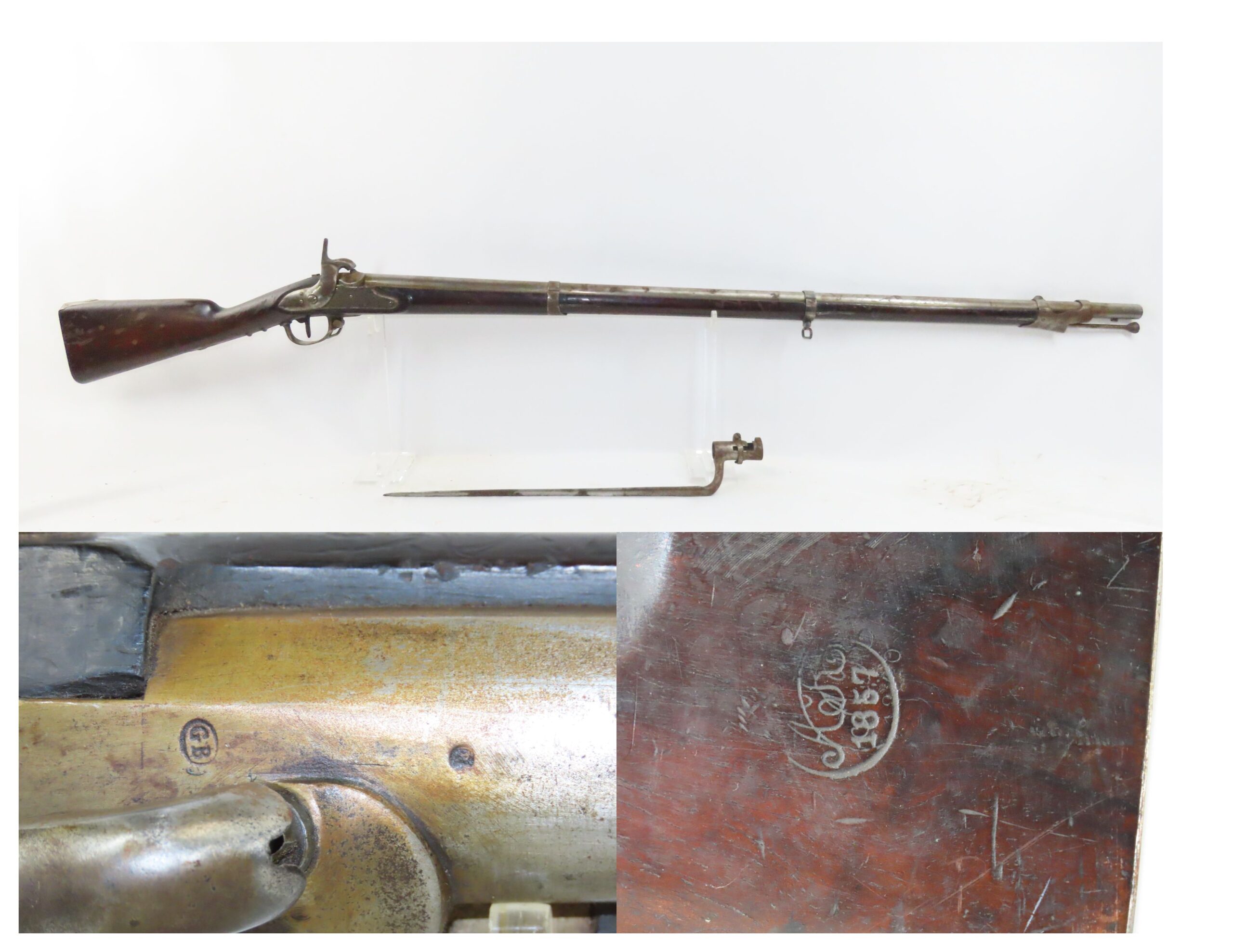 Belgian Model 1822 Conversion Rifled 1.9 C&RAntique001 | Ancestry Guns