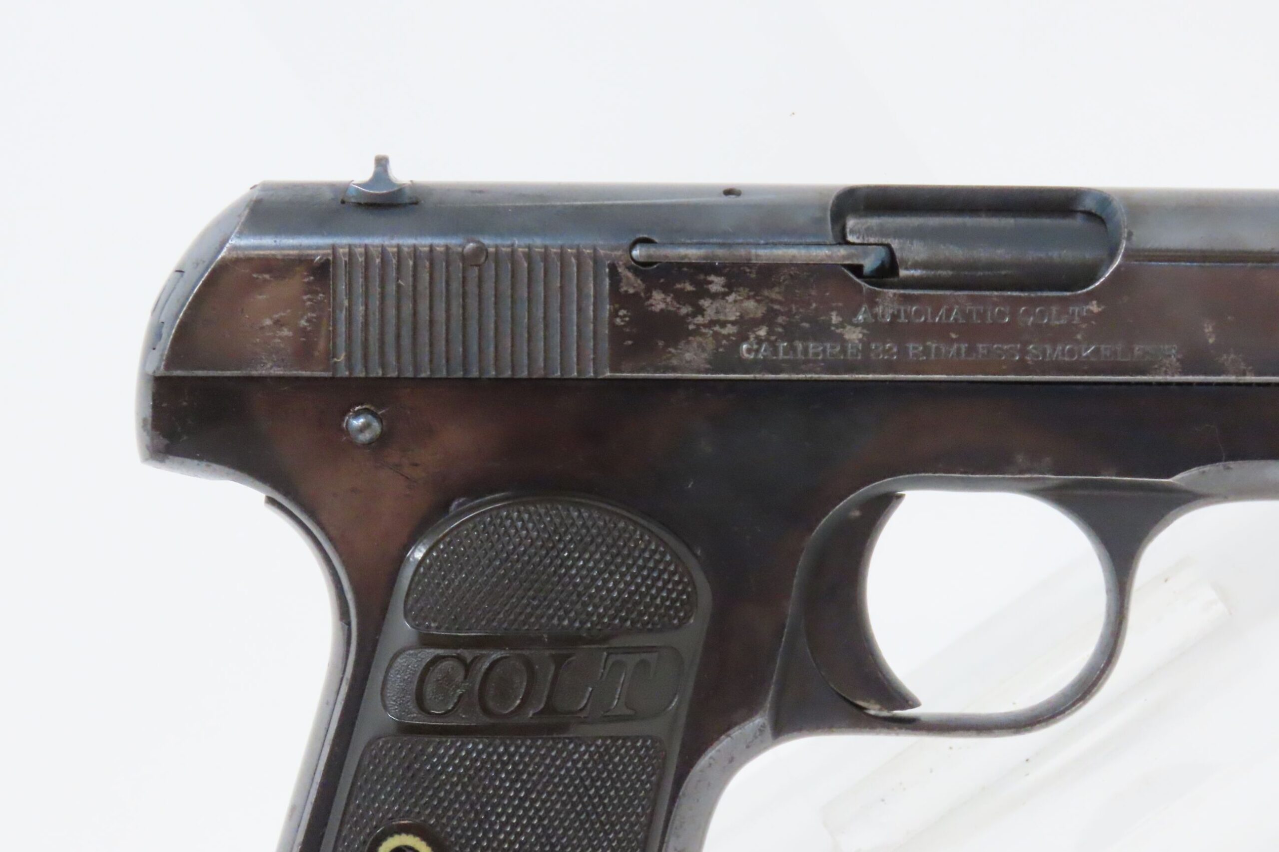 Colt Model 1903 Pocket Hammerless Pistol 5.4 C&RAntique017 | Ancestry Guns