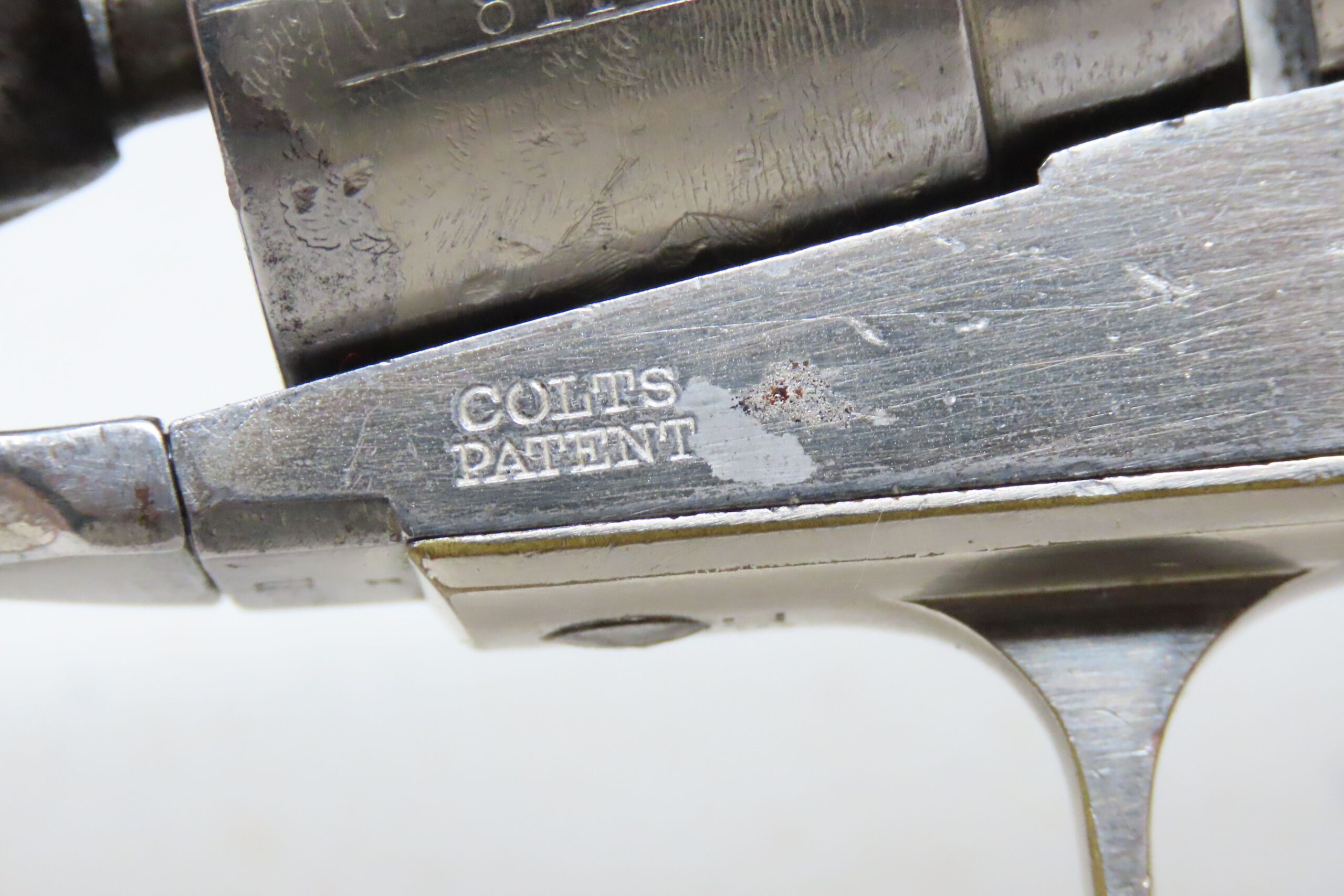 Colt Round Barrel Pocket Navy Conversion Revolver 10.12 C&RAntique011 ...