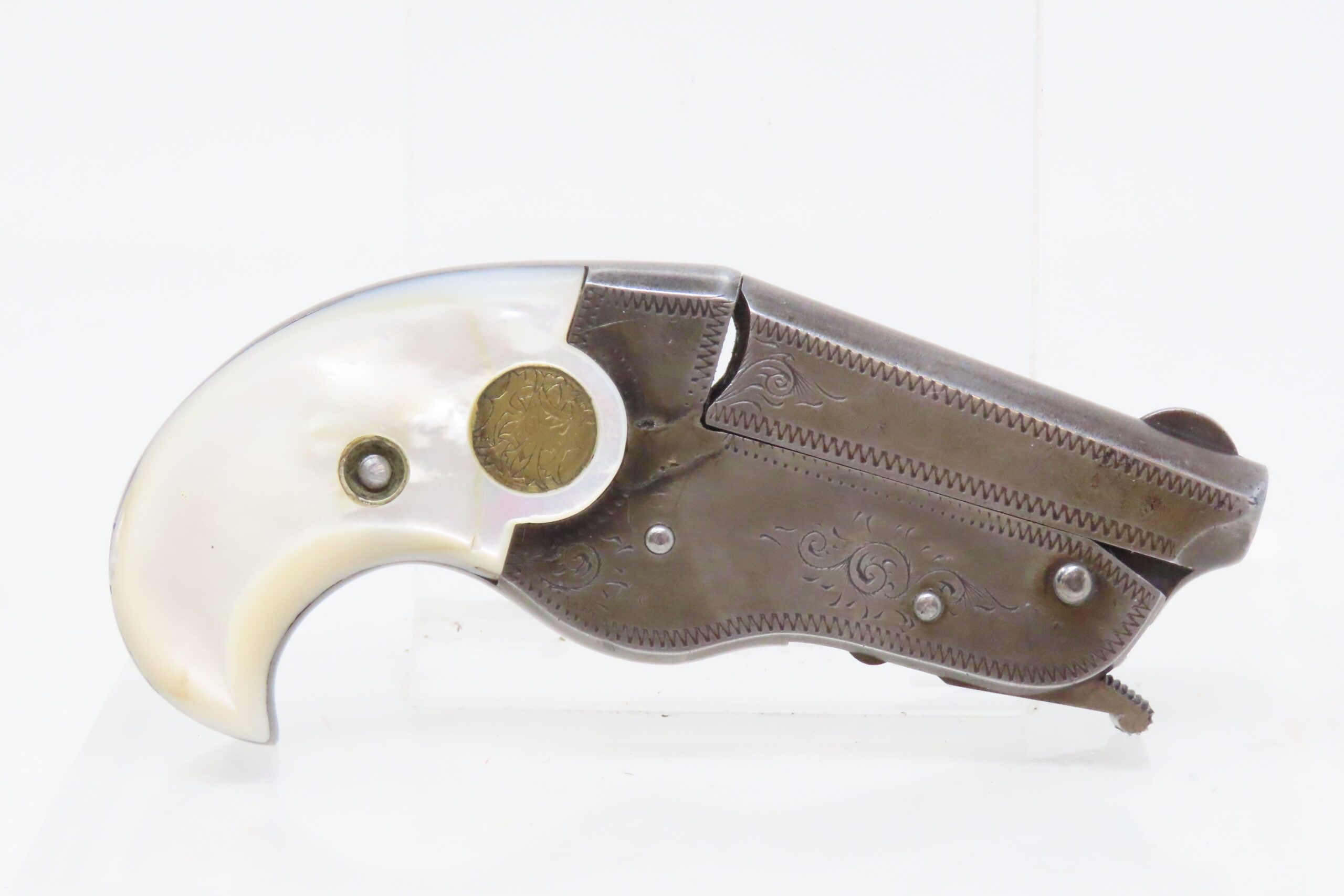Hopkins & Allen Vest Pocket Derringer with Pearl Grips 9.12 C ...