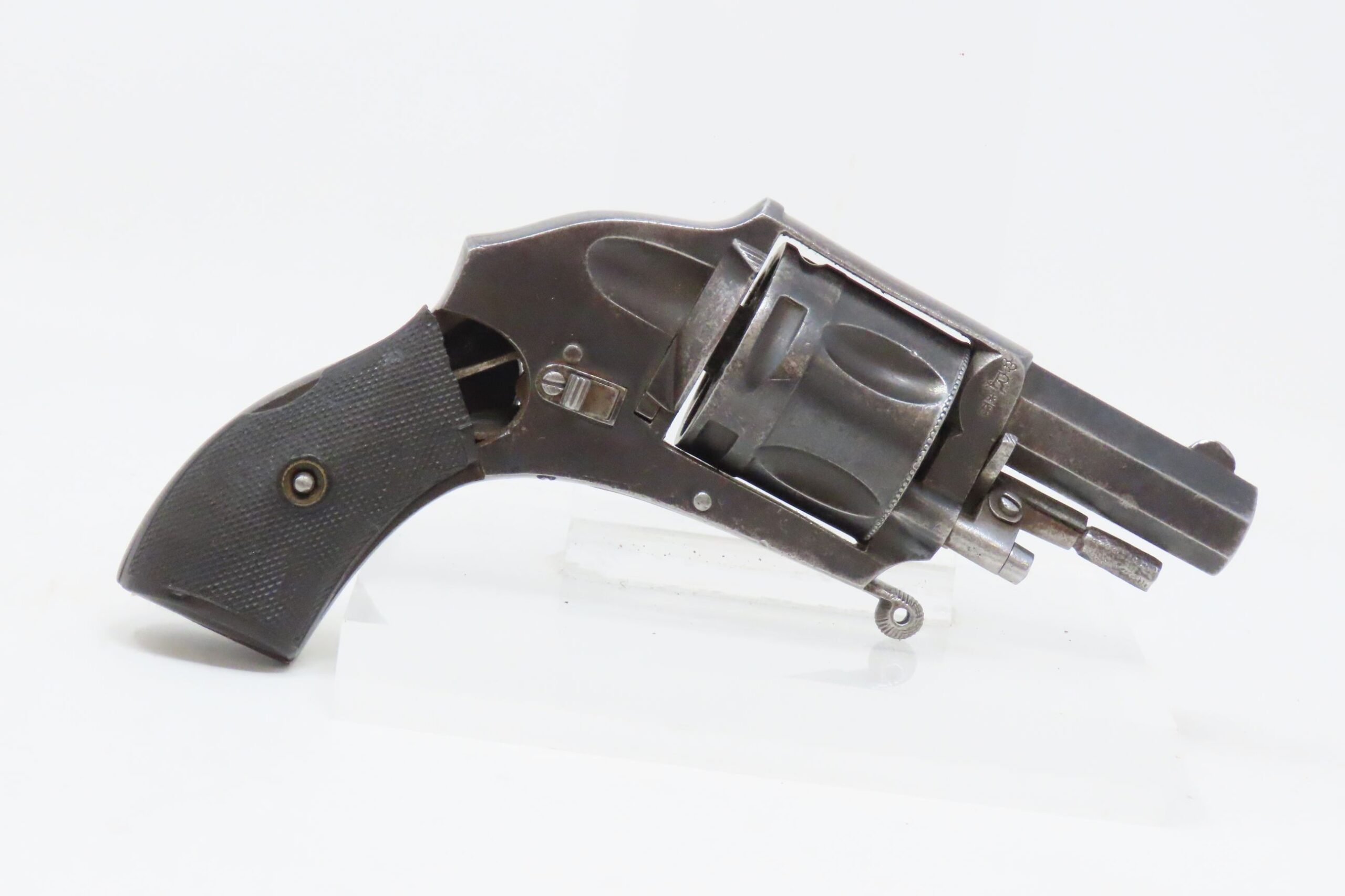 Liege Proofed Folding Trigger Hammerless Double Action Revolver 5.5 C ...