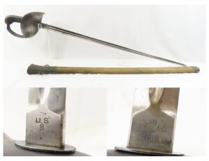 Model 1913 General George S Patton Cavalry Sword Saber 1918 WWI Great ...