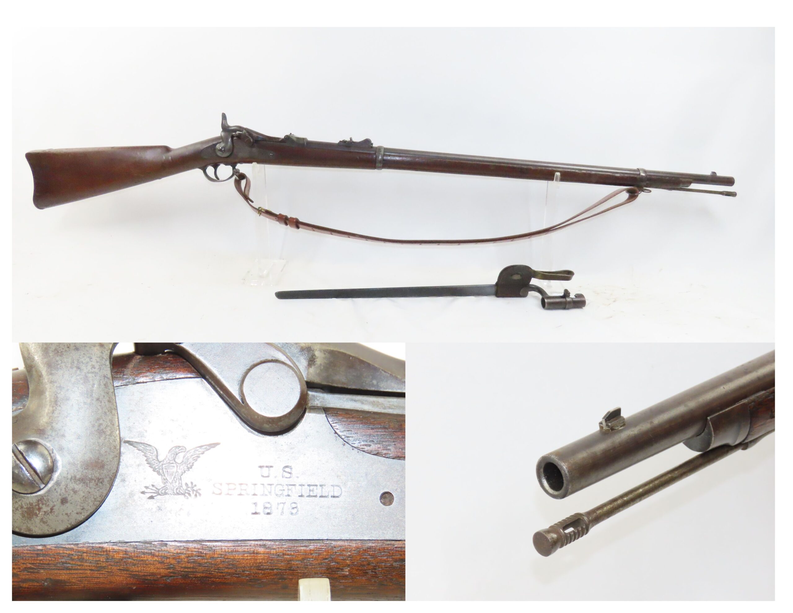 Springfield model 1879 Trapdoor Rifle 1.19 C&RAntique001 | Ancestry Guns