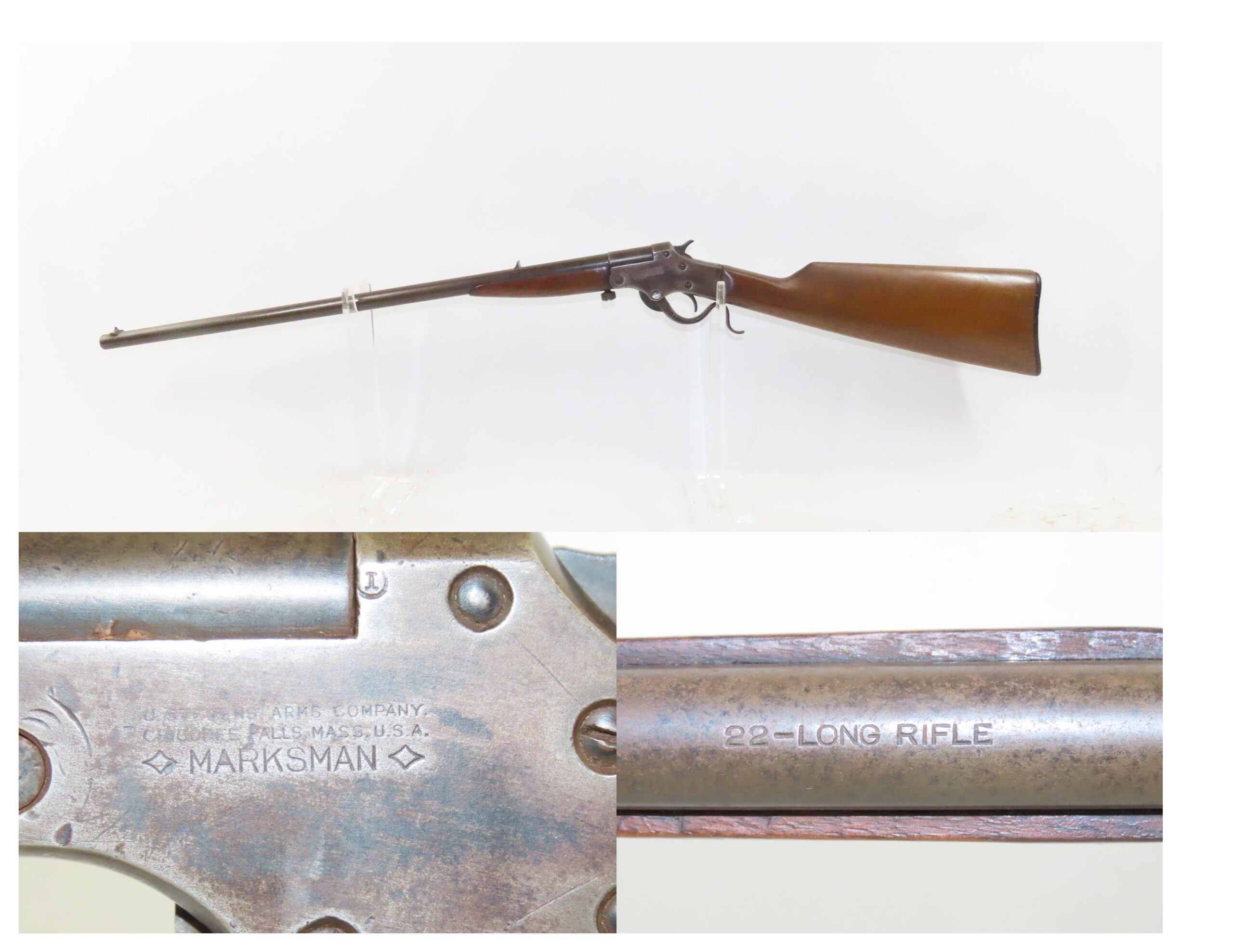 Stevens Marksman Break Action Rifle 1.9 C&RAntique001 | Ancestry Guns