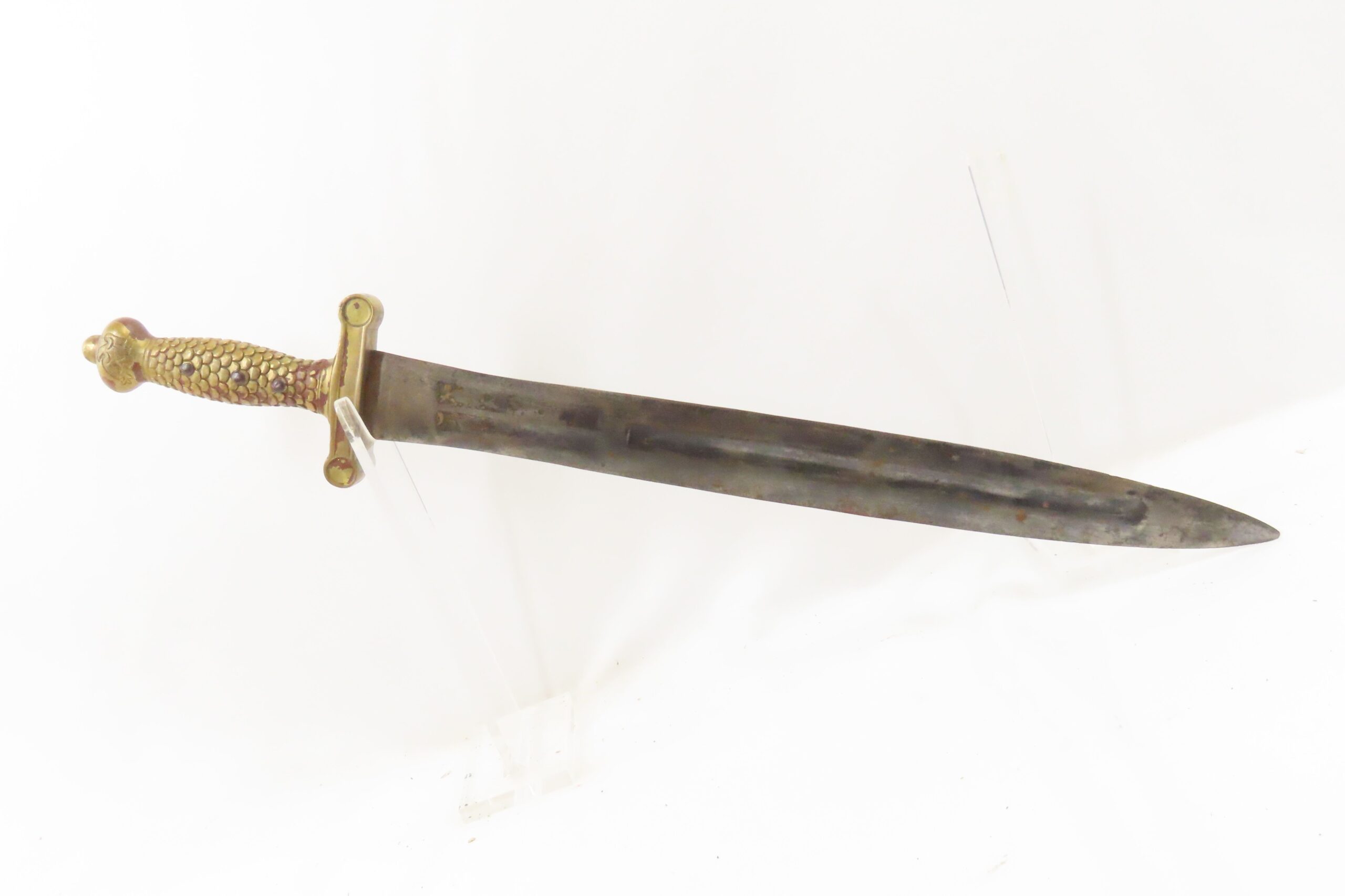 U.S. Military Pattern Short Sword with Brass Hilt 12.14 C&RAntique010 ...