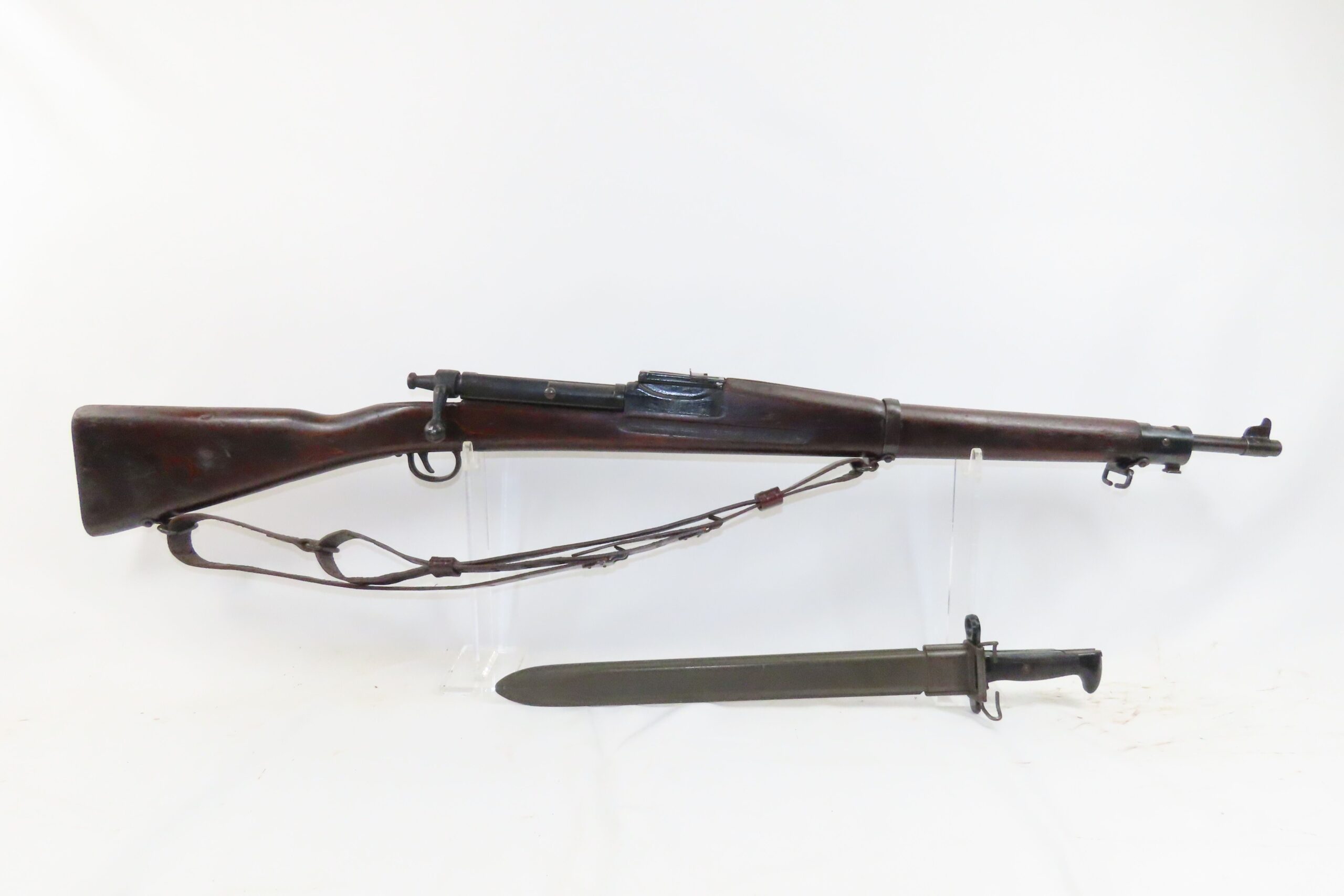 U.S.N. Parris Dunn Mark I Dummy Training Rifle with Training Bayonet 1. ...