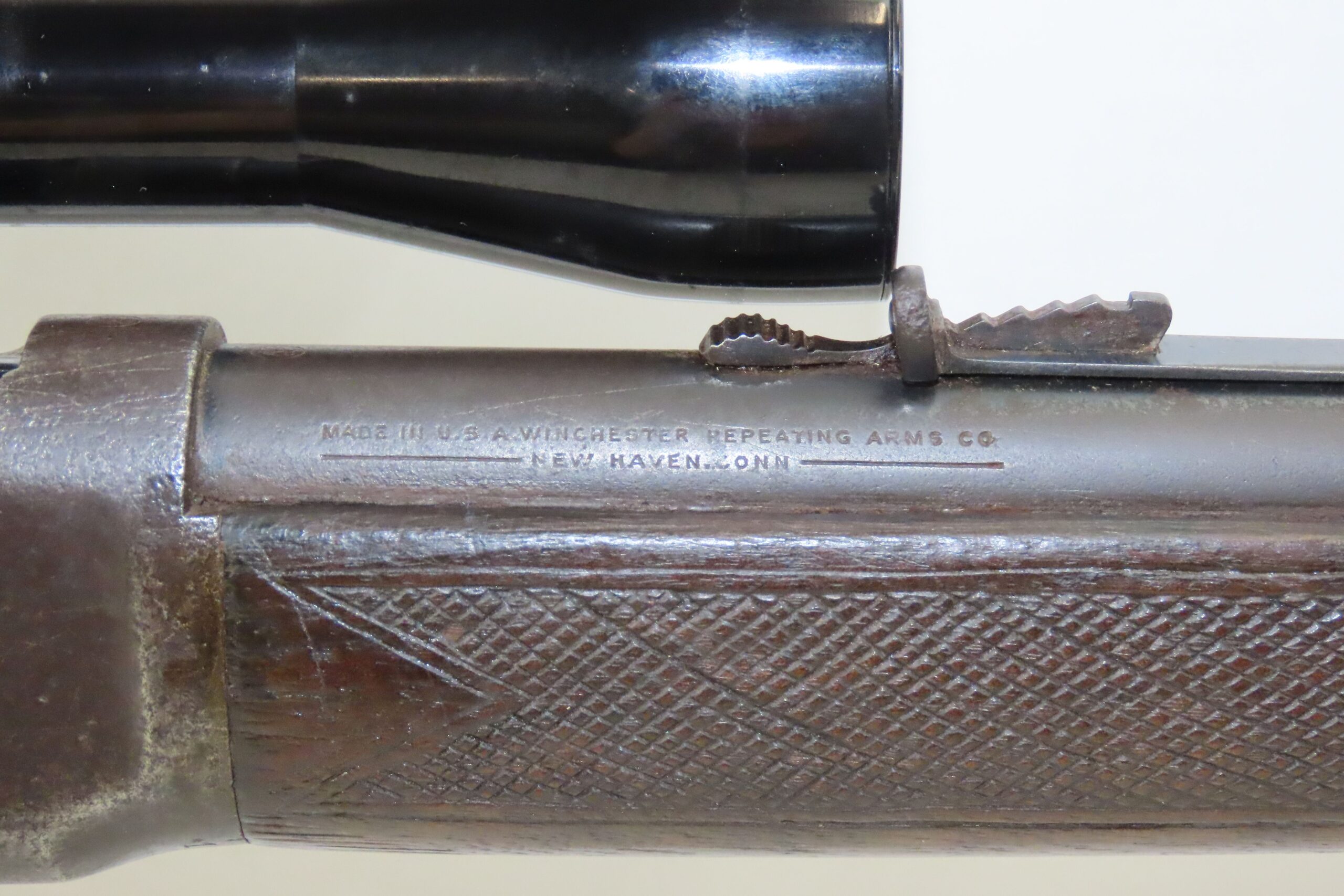 Winchester Model 1894 Rifle with Scope 11.8 C&RAntique014 | Ancestry Guns