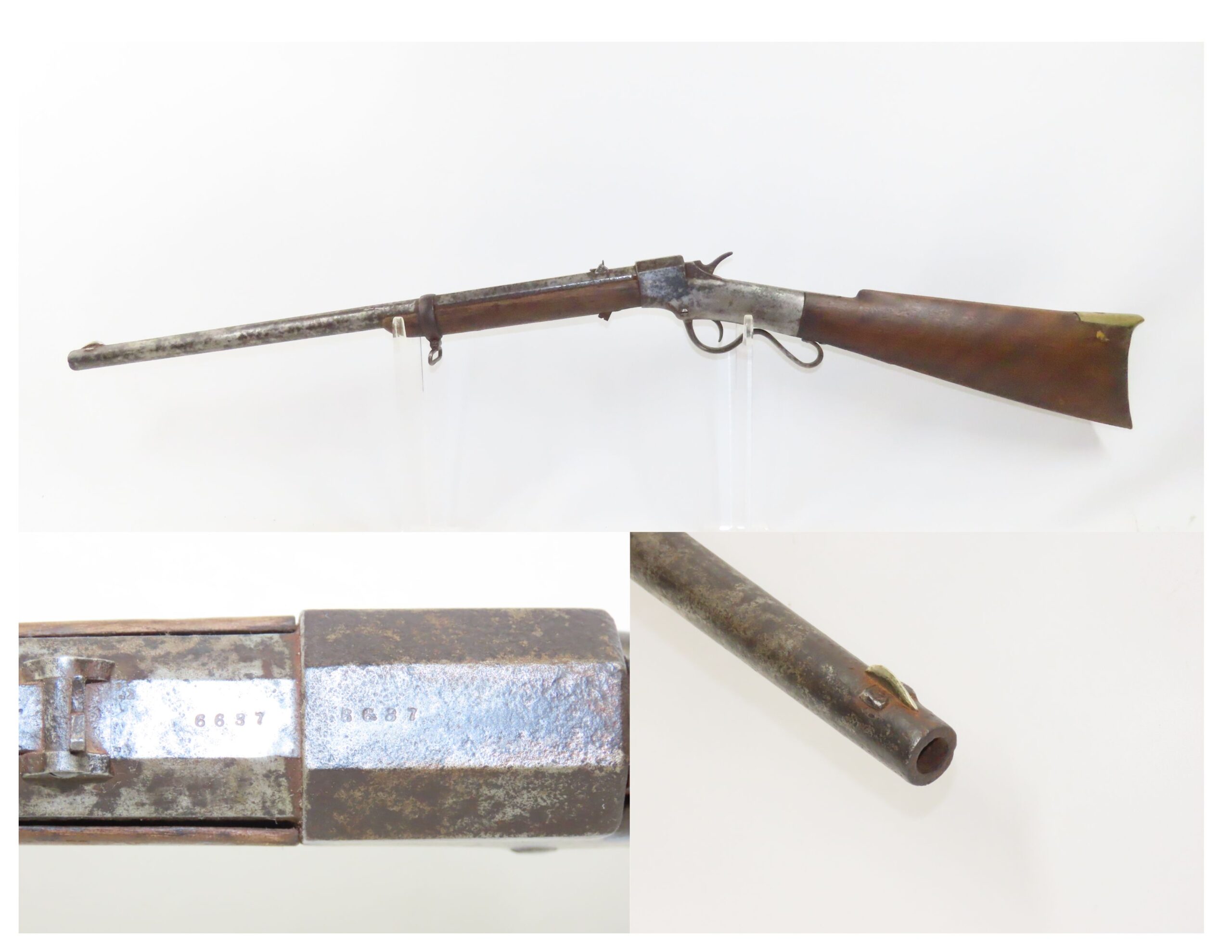 Ball & Williams Ballard Single Shot Rifle 1.26 C&RAntique001 | Ancestry Guns