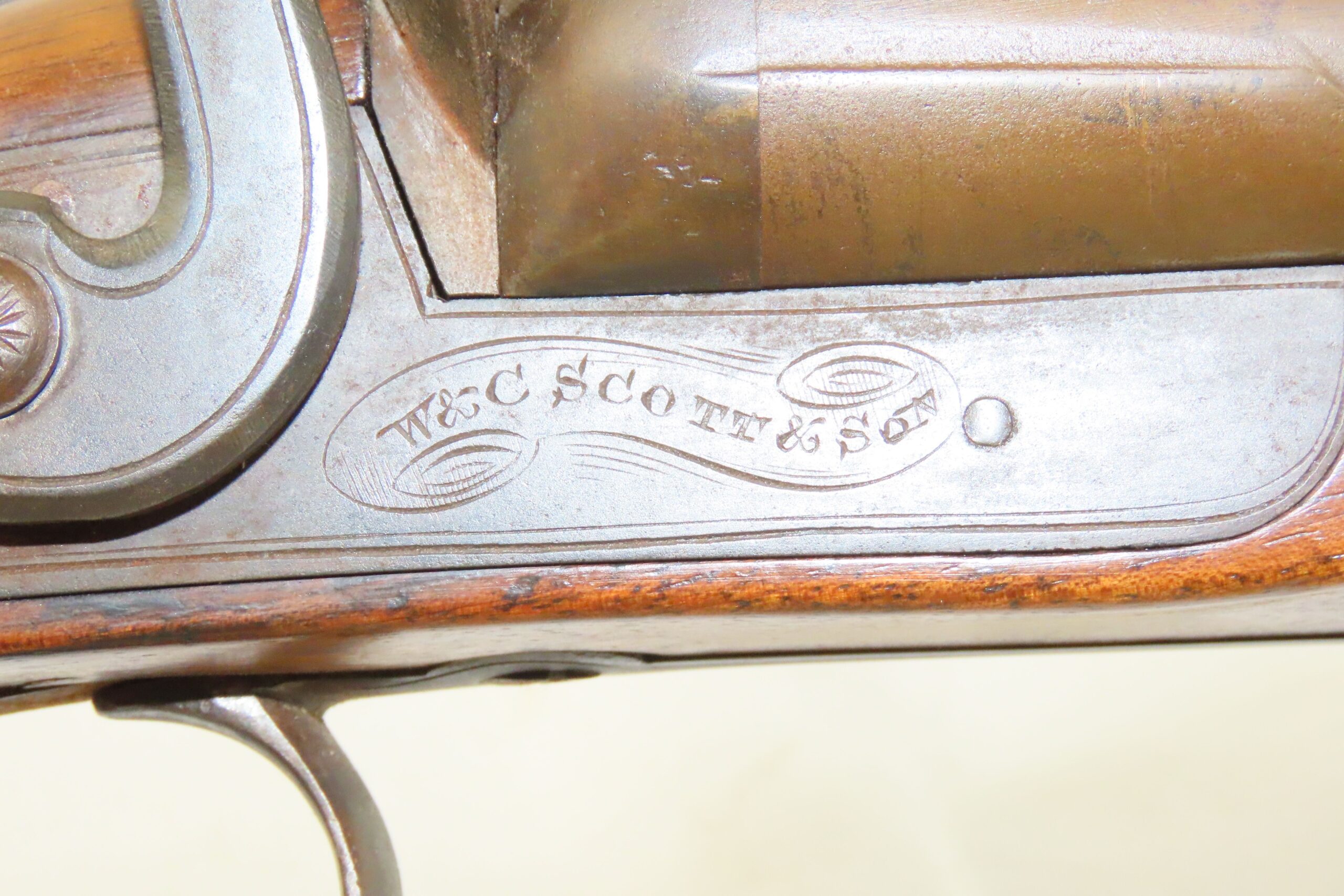 British W&C Scott & Son Double Barrel Shotgun 2.6 C&RAntique005 ...