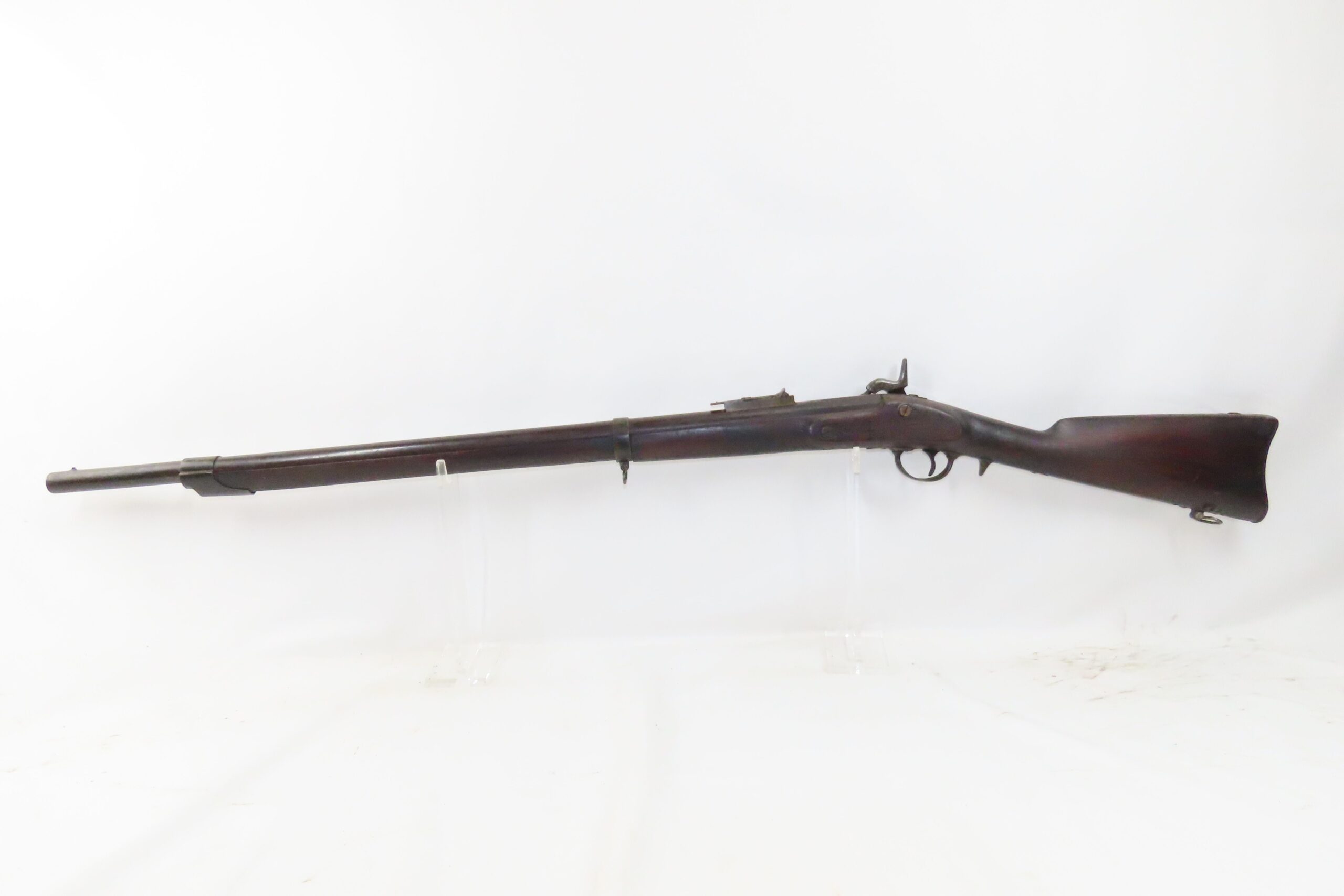 Civil War U.S. Whitney Model 1861 Plymouth Navy Percussion Rifle 1.24 C ...