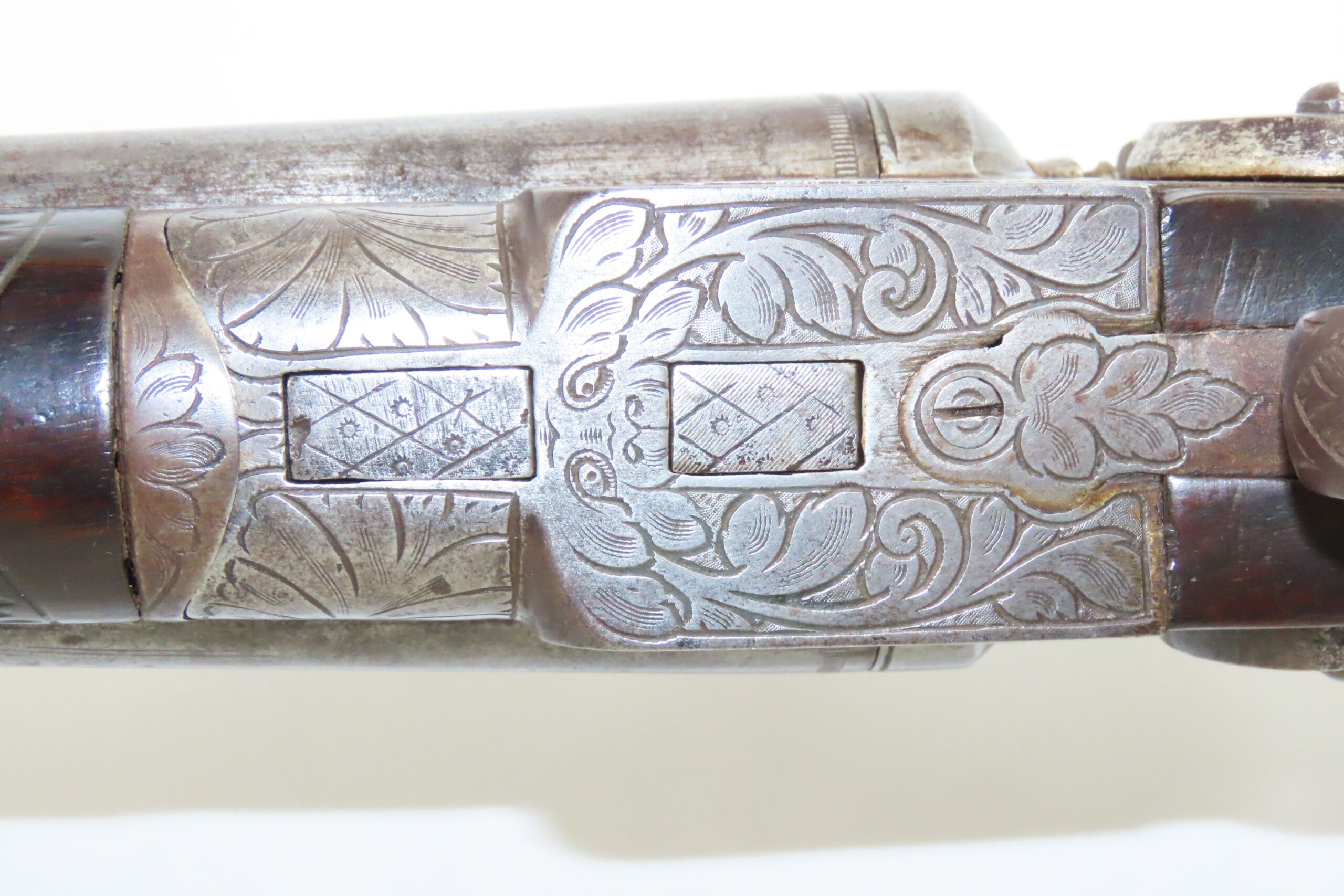Engraved and Relief Carved Wilmost Gun Co. Double Barrel Shotgun 1.16 C ...
