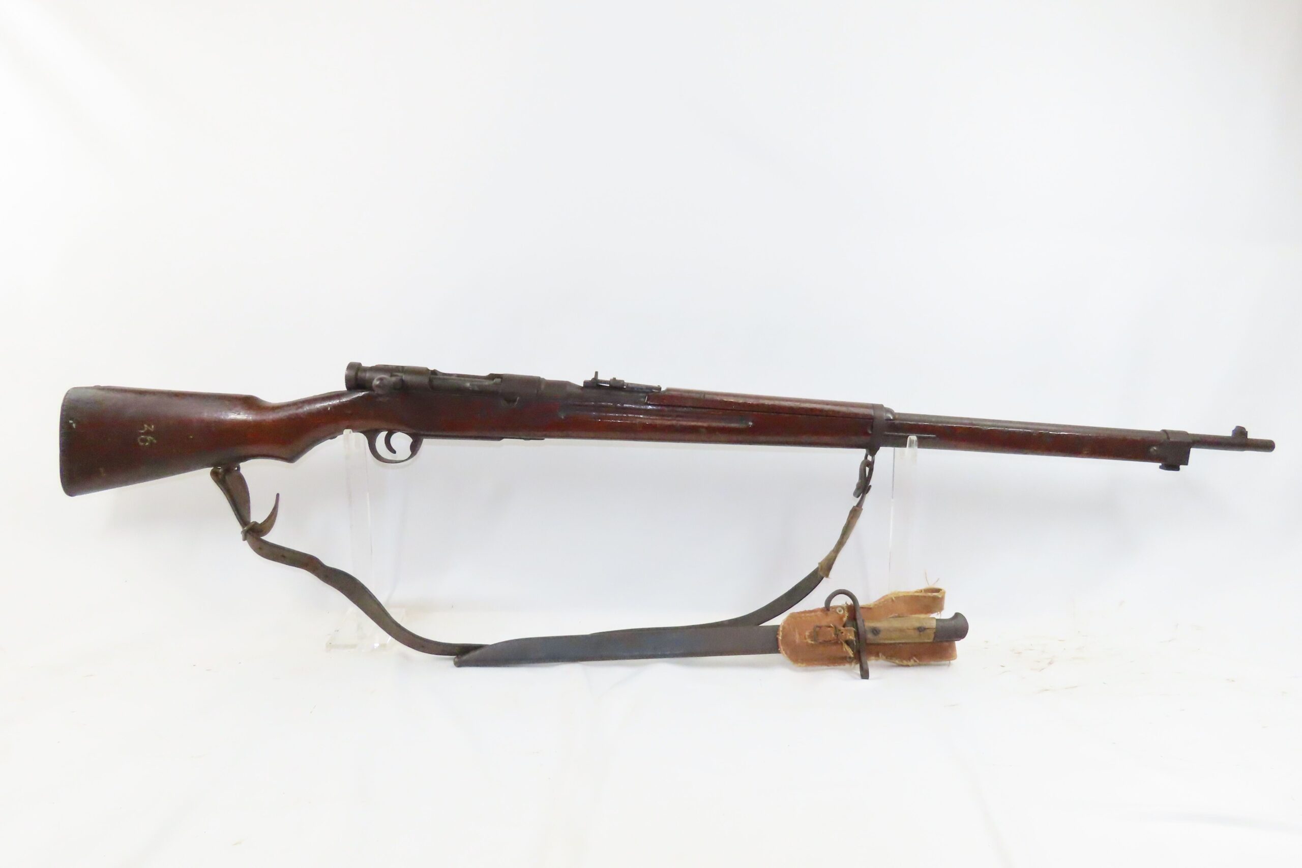 Japanese Type 38 Smooth Bore Training Rifle with bayonet 1.16 C ...