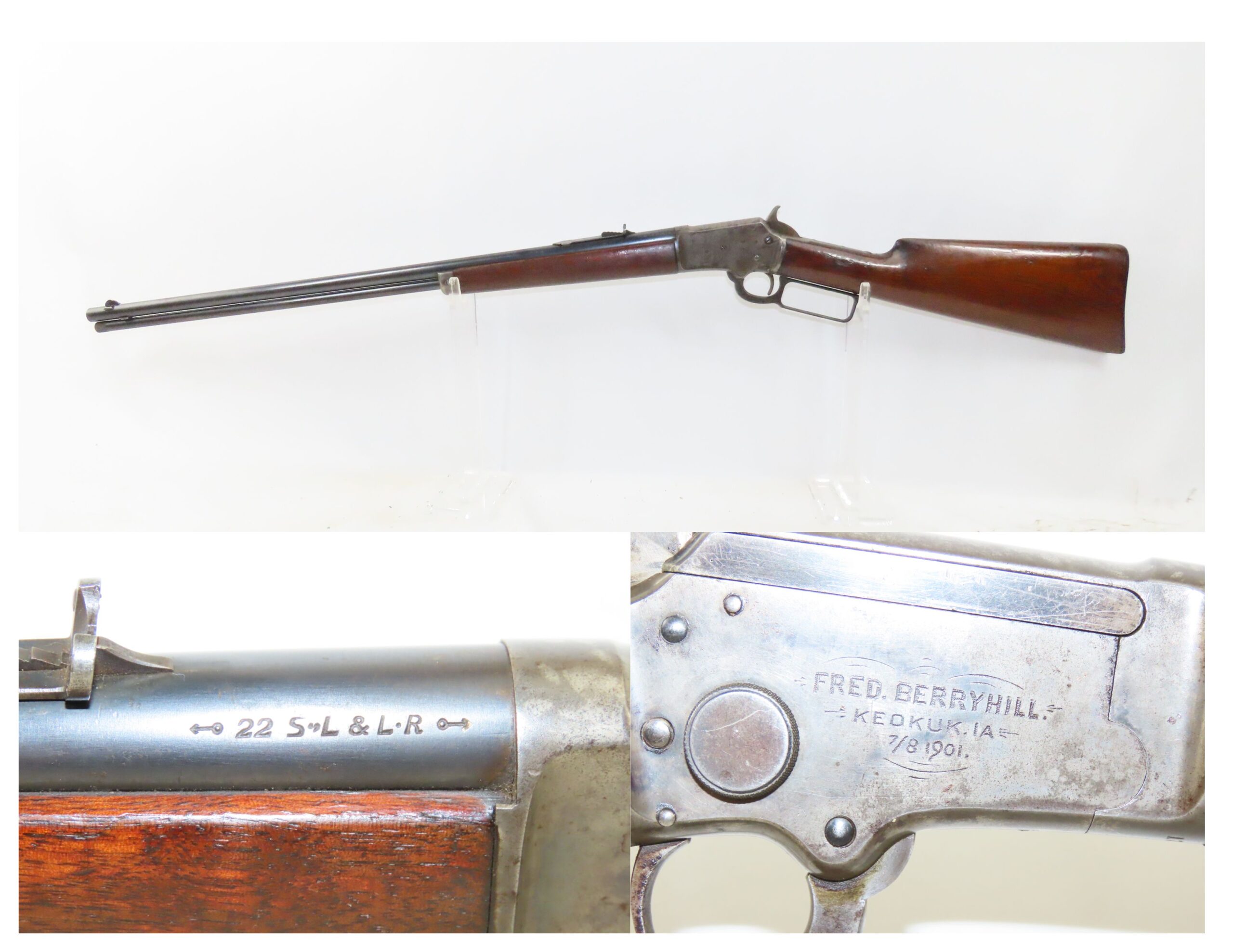 Marlin Model 1897 Lever Action Takedown Rifle 2.5 C&RAntique001 ...