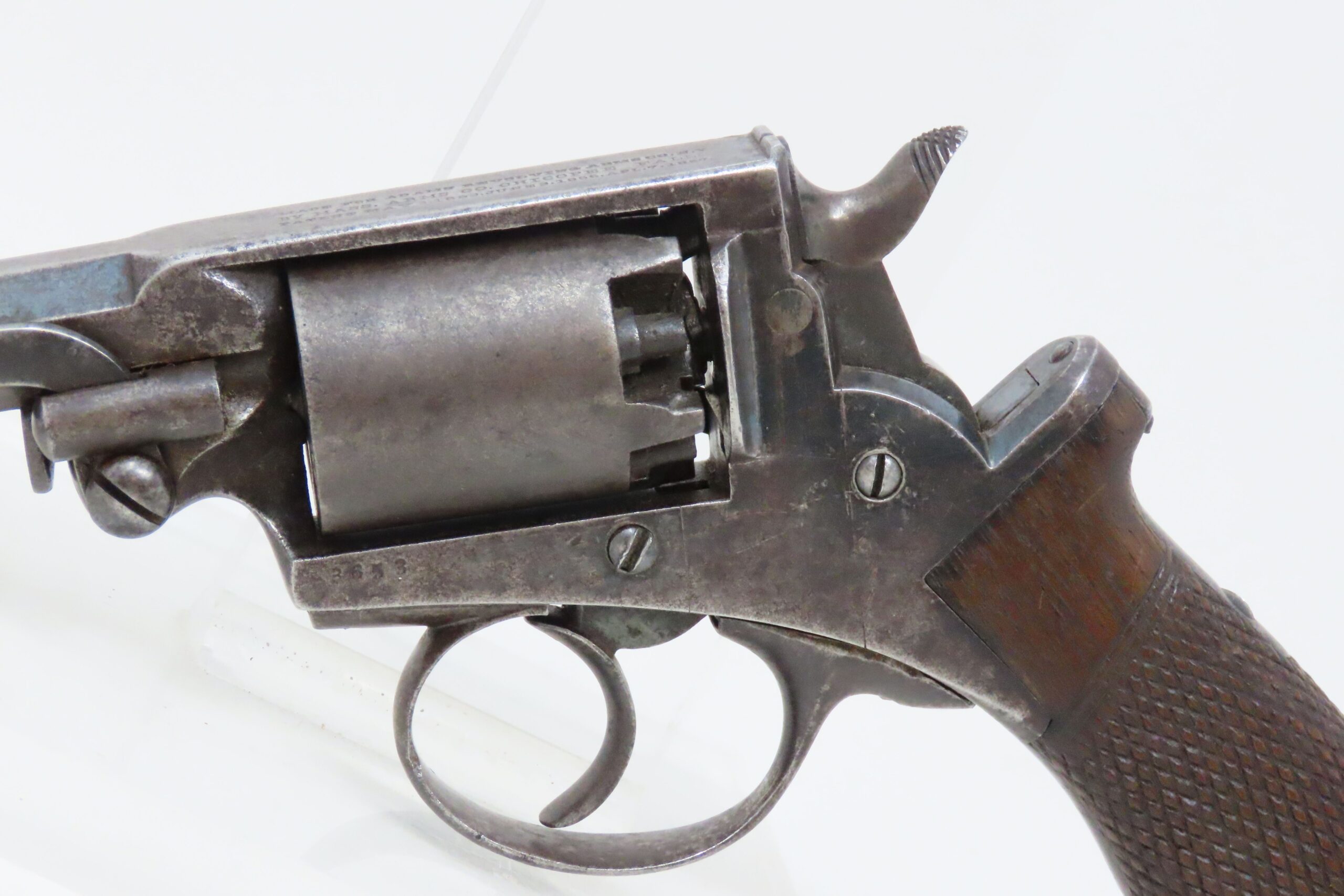 c1861 MASS. ARMS ADAMS PATENT Pocket Revolver .31 Percussion RARE 1 of ...