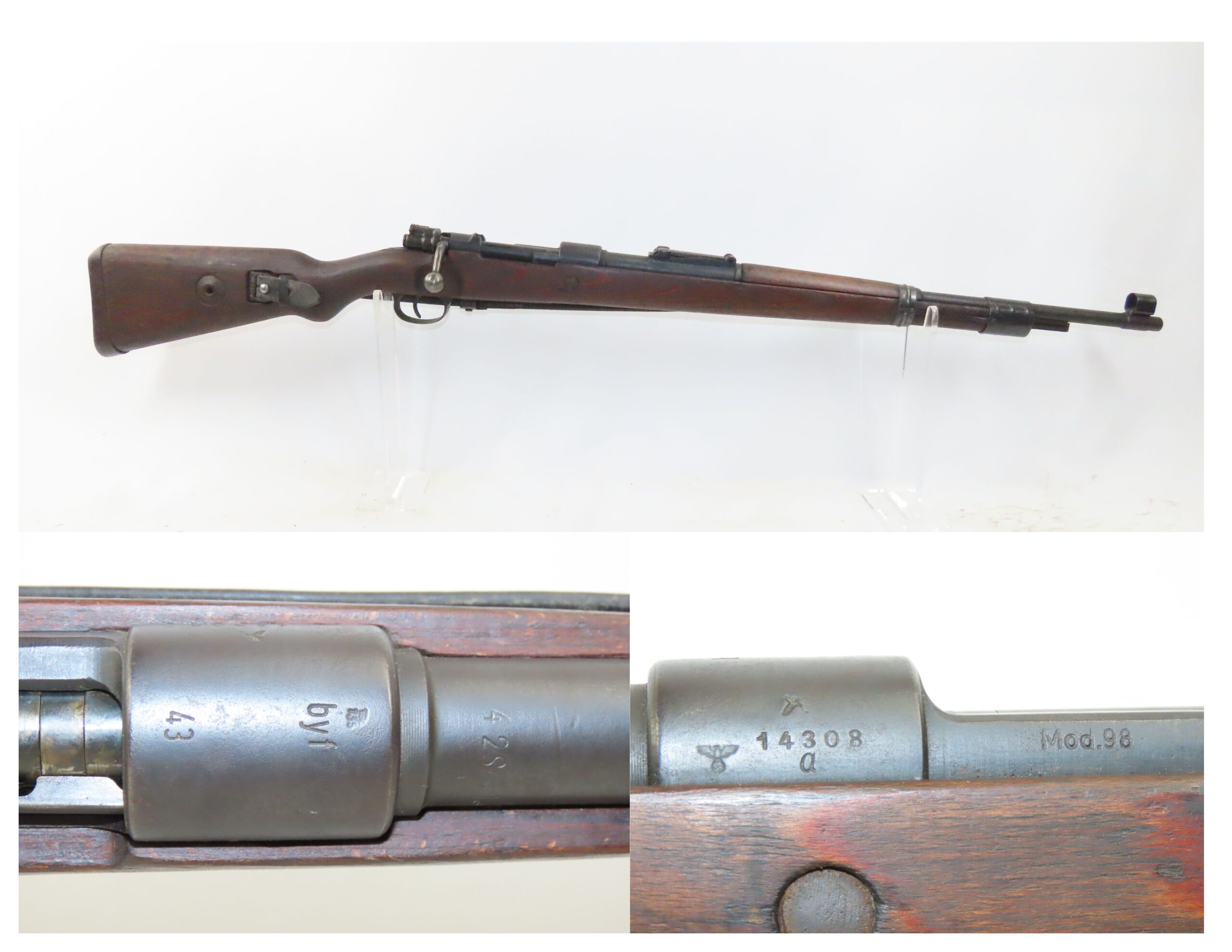 Russian Capture mauser byf43 Code Mauser K98k Rifle 1.26 C&RAntique001 ...