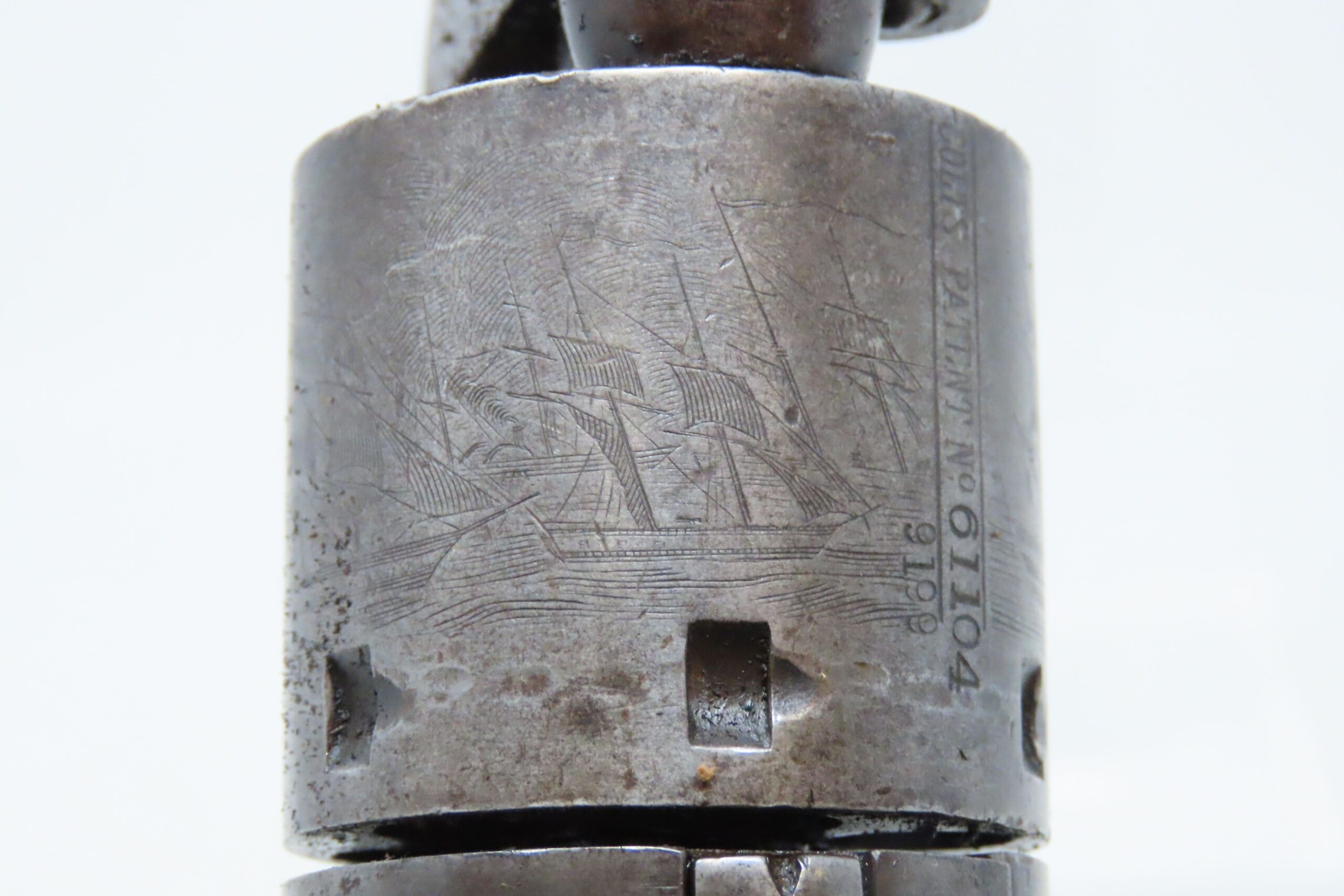 U.S. Navy Colt Model 1851 Navy Cartridge Conversion Revoler with ...