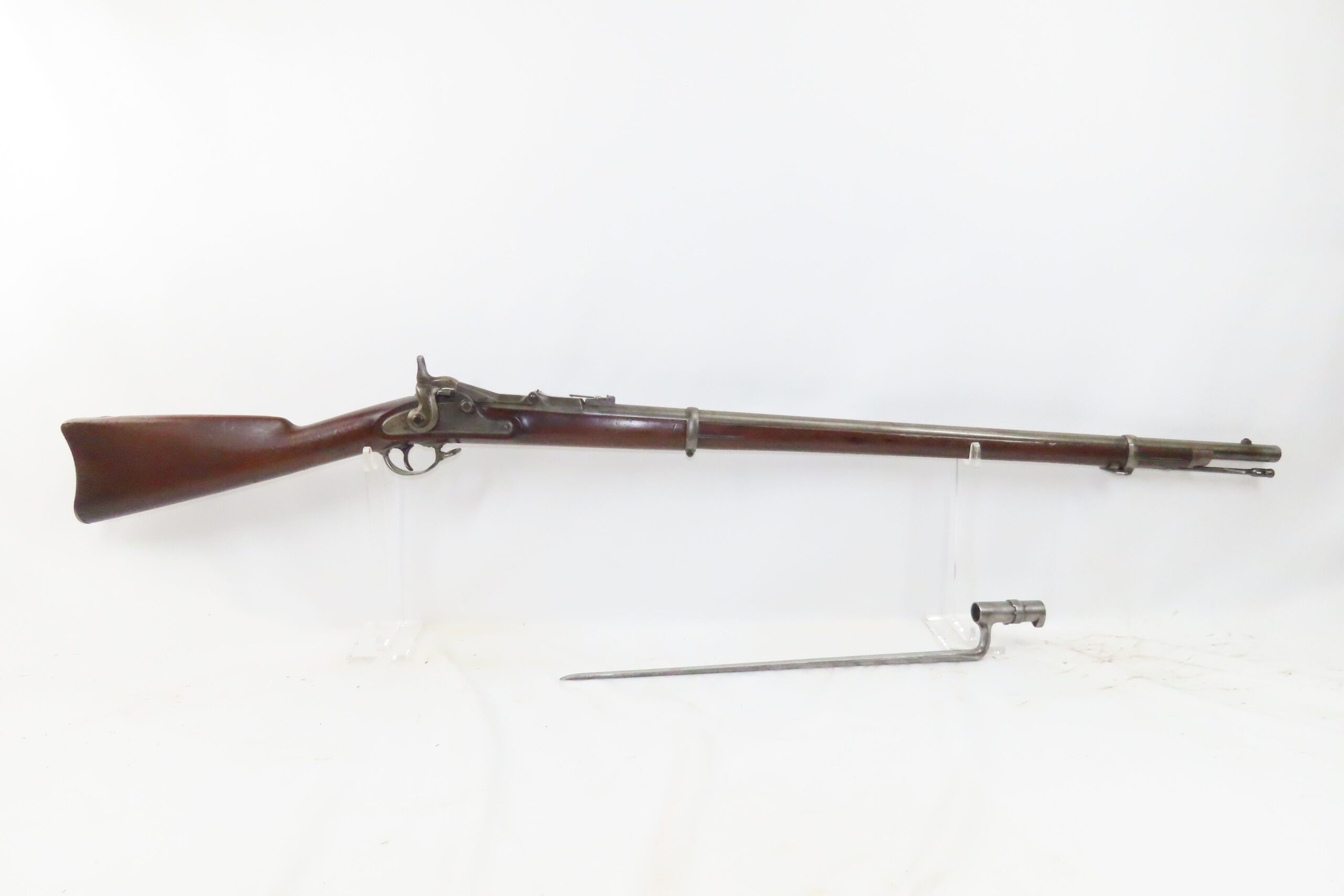 U.S. Springfield Armory Model 1870 Rifle with Bayonet 1.31 C ...