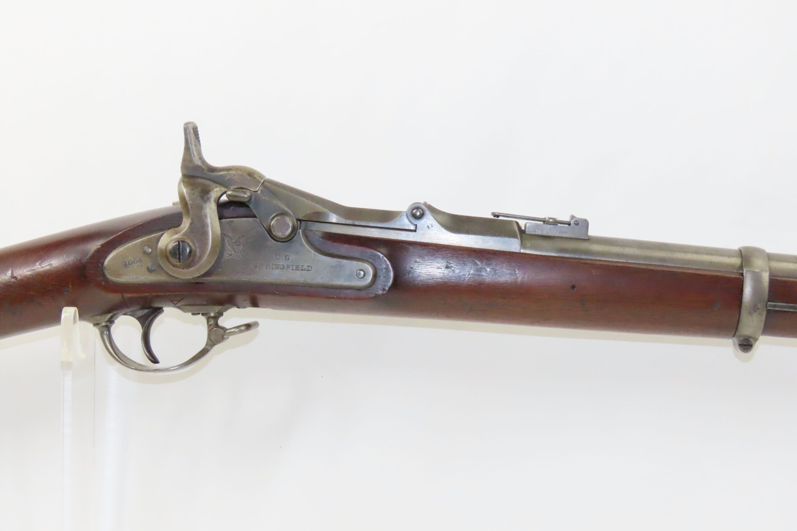U.S. Springfield Armory Model 1870 Rifle with Bayonet 1.31 C ...