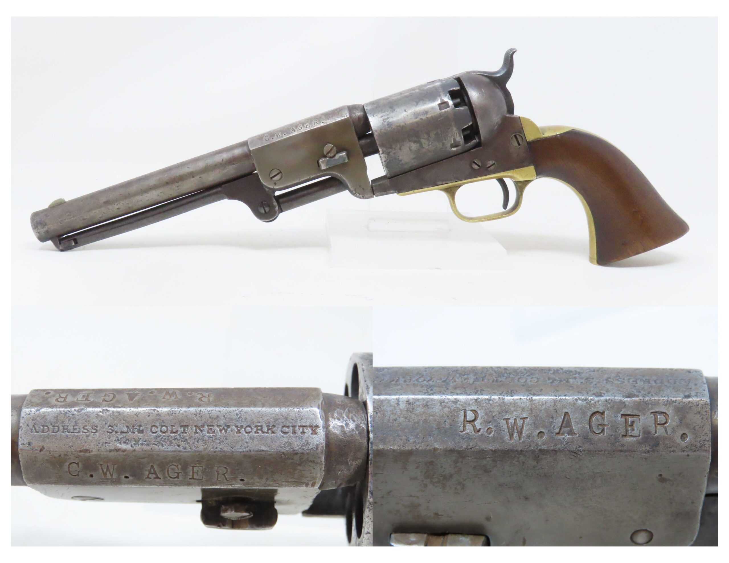 Colt Dragoon George Louis Neafus G.L. Ager Carey CSA KY 1st Cavalry ...