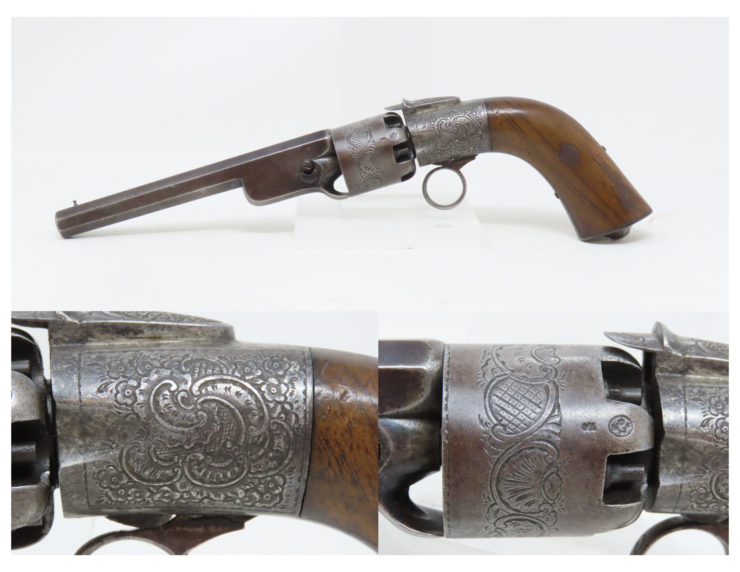 Engraved T.I. Hoist Transitional Revolver 8.28 C&RAntique001 | Ancestry ...