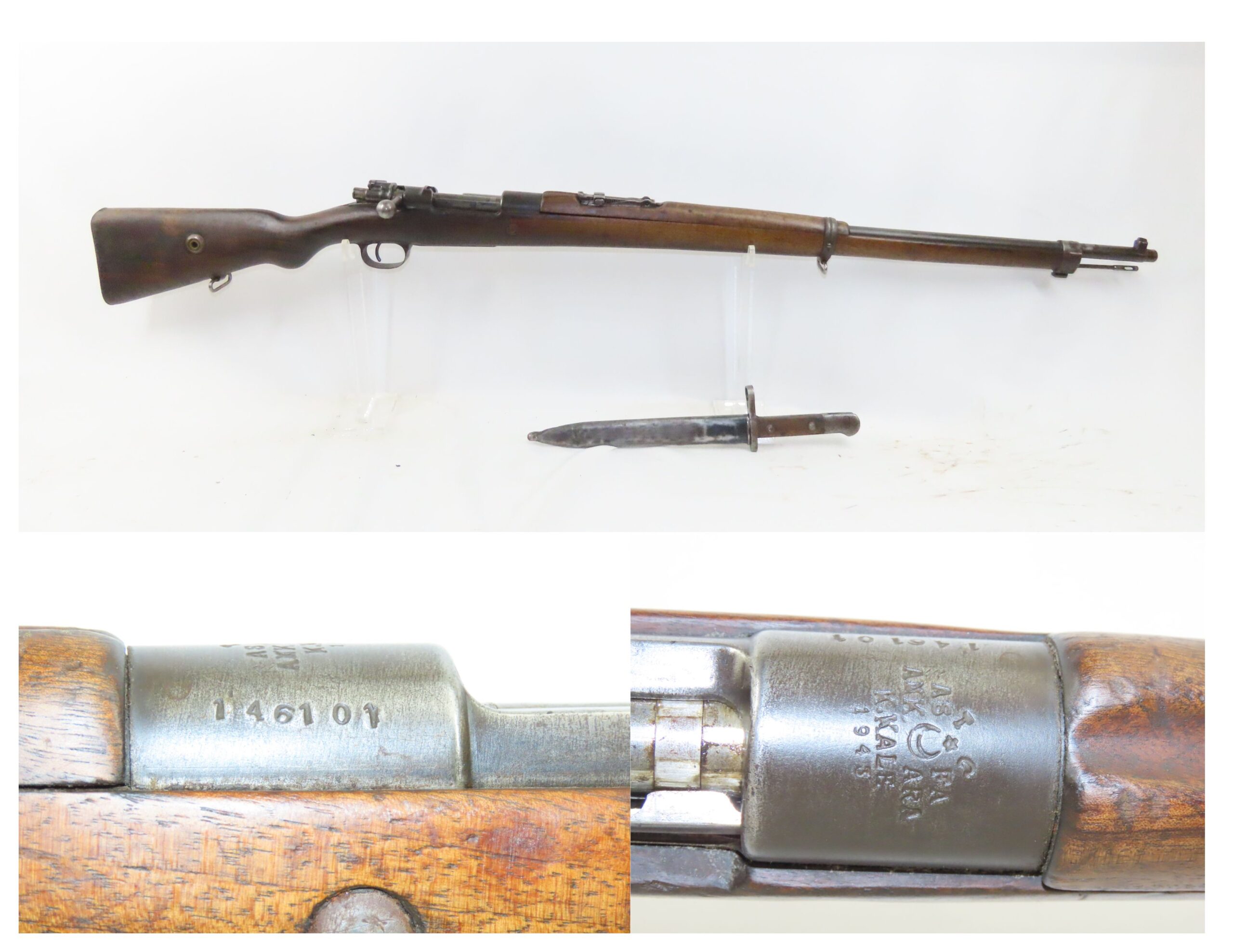 Turkish Ankara Model 1930 38 Rifle 1.31 C&RAntique001 | Ancestry Guns