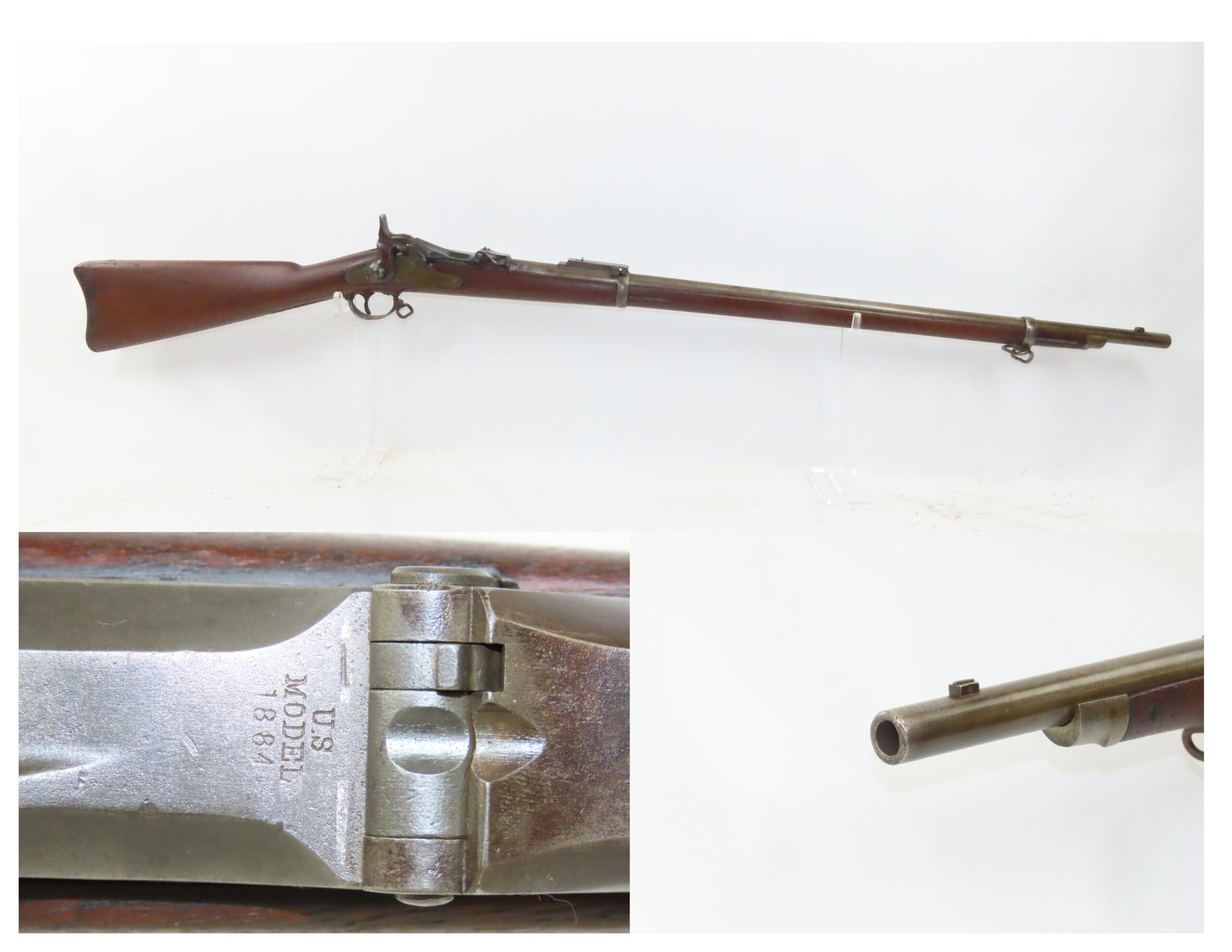 U.S. Springfield Armory Model 1884 Rifle 1.31 C&RAntique001 | Ancestry Guns