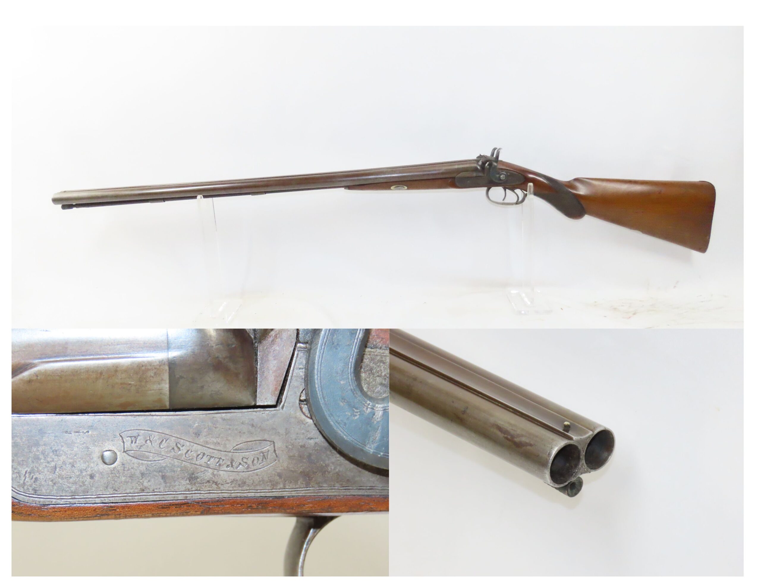 W&C Scott & Son Percussion Shotgun 2.6 C&RAntique001 | Ancestry Guns
