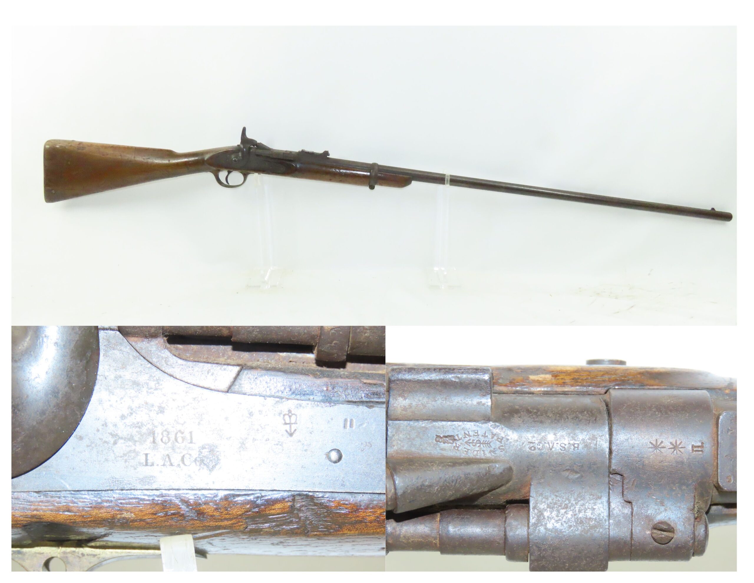Birmingham Small Arms Co. Snider Enfield Military Rifle 3.29 C&R ...