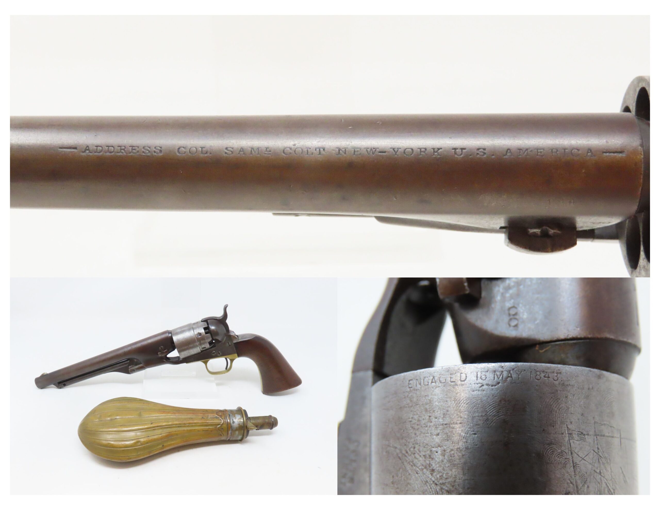 Civil War U.S. inspected Colt Model 1860 Army Percussion Revolver with ...