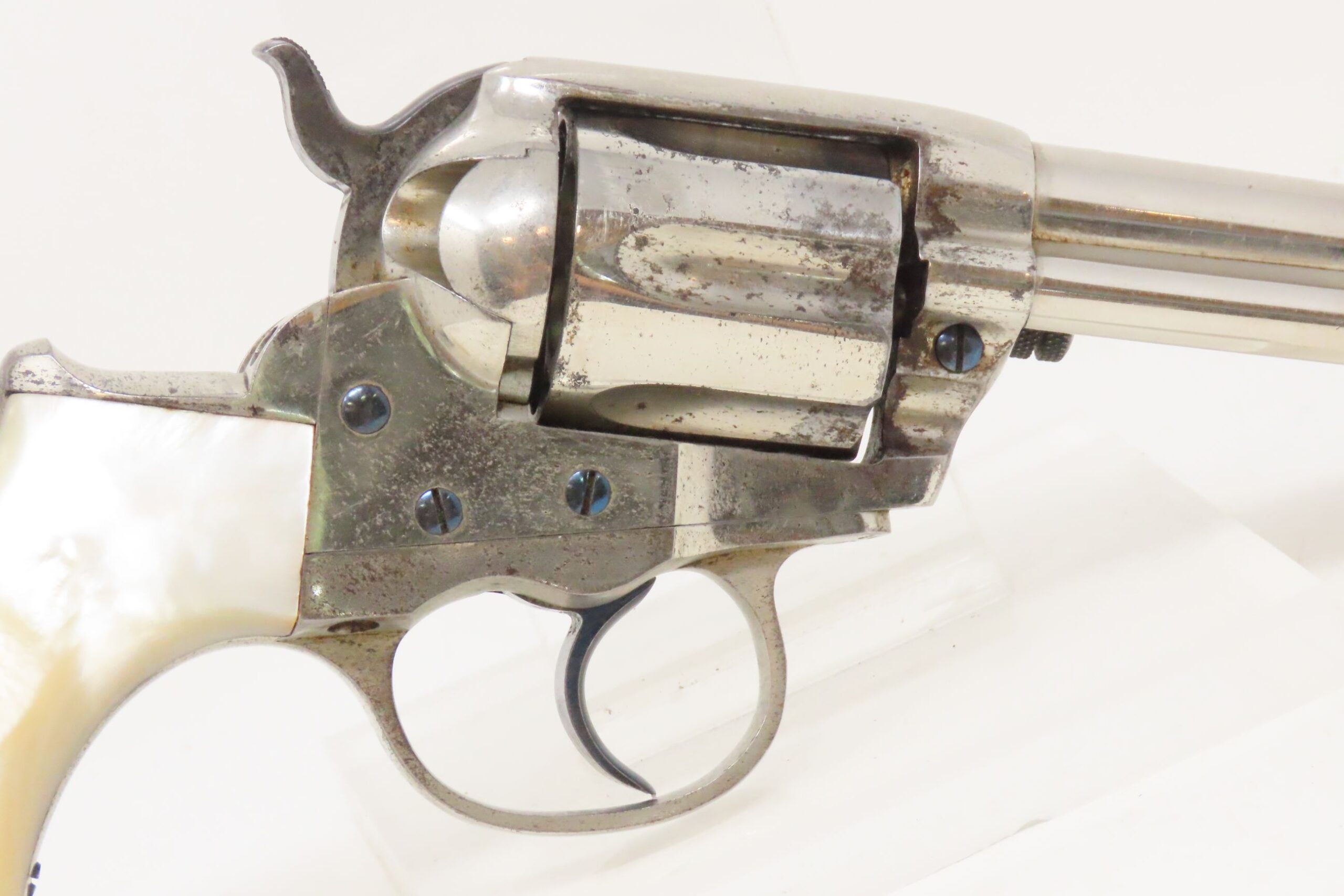 Colt 1877 Lightning Revolver with Pearl Grips 8.23 C&RAntique020 ...