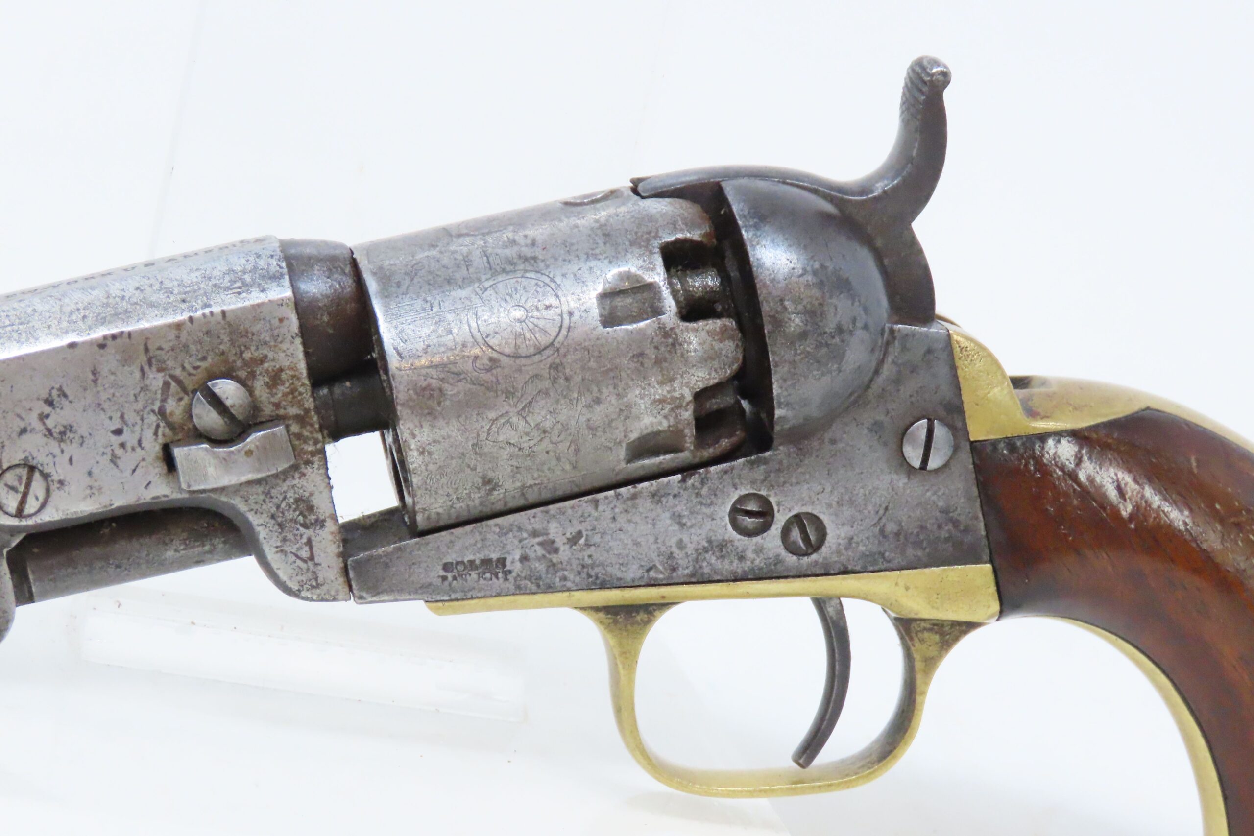 Colt Model 1849 Pocket Revolver 3.14 C&RAntique006 | Ancestry Guns