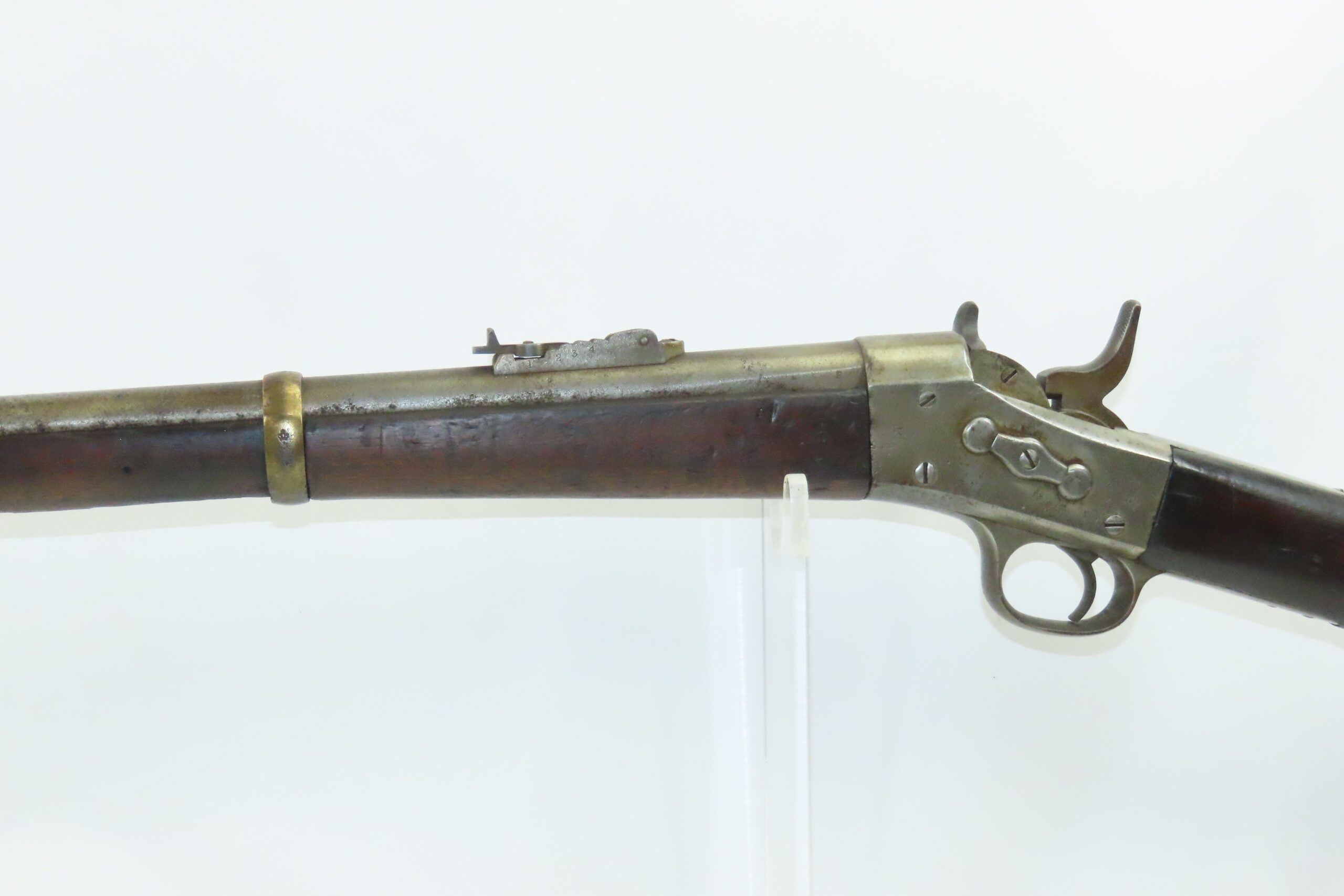 E. Remington & Sons Rolling Block Rifle 3.28 C&R Antique004 | Ancestry Guns