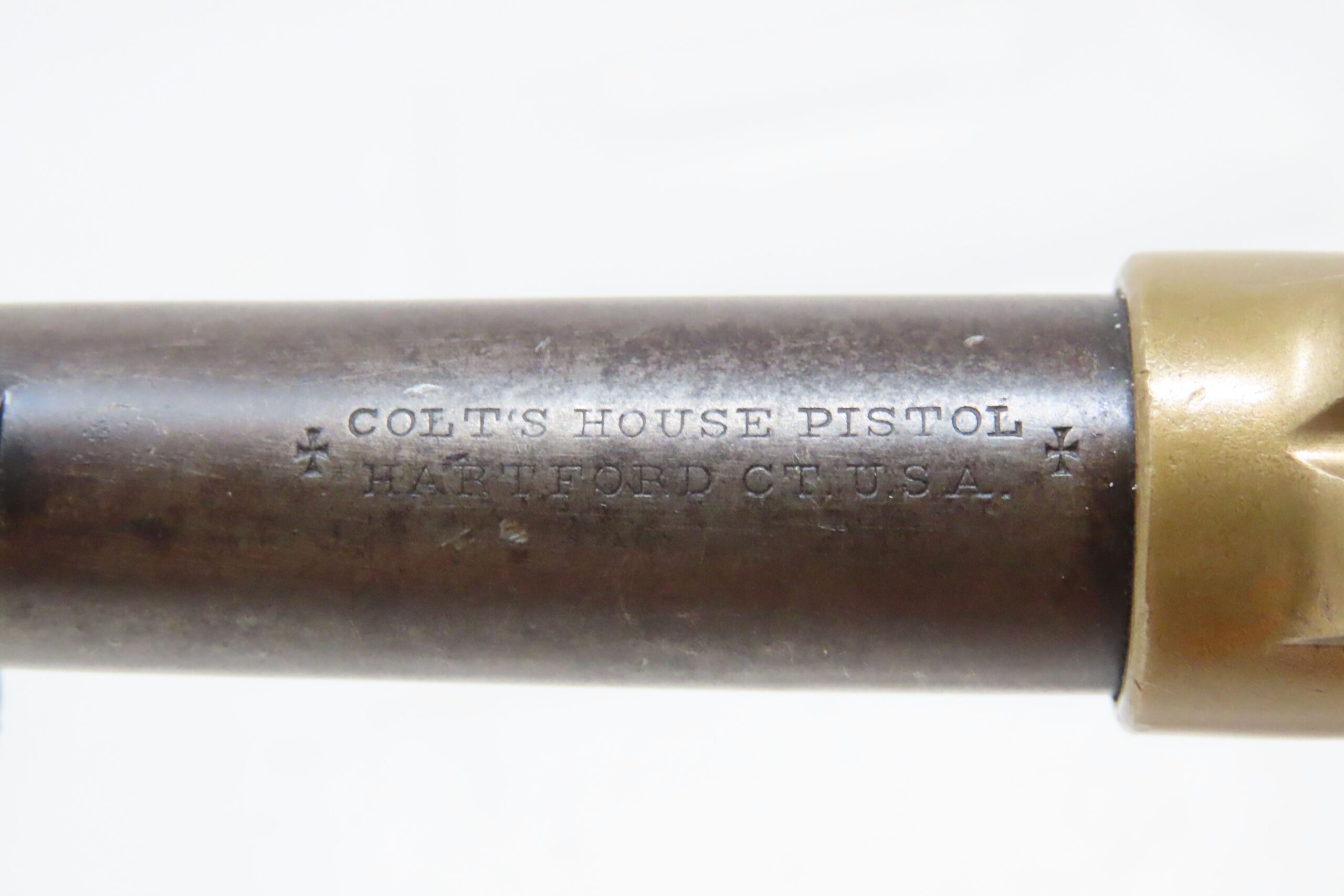 First Year Production Colt HOuse Model Cloverleaf Revolver 9.20 C ...