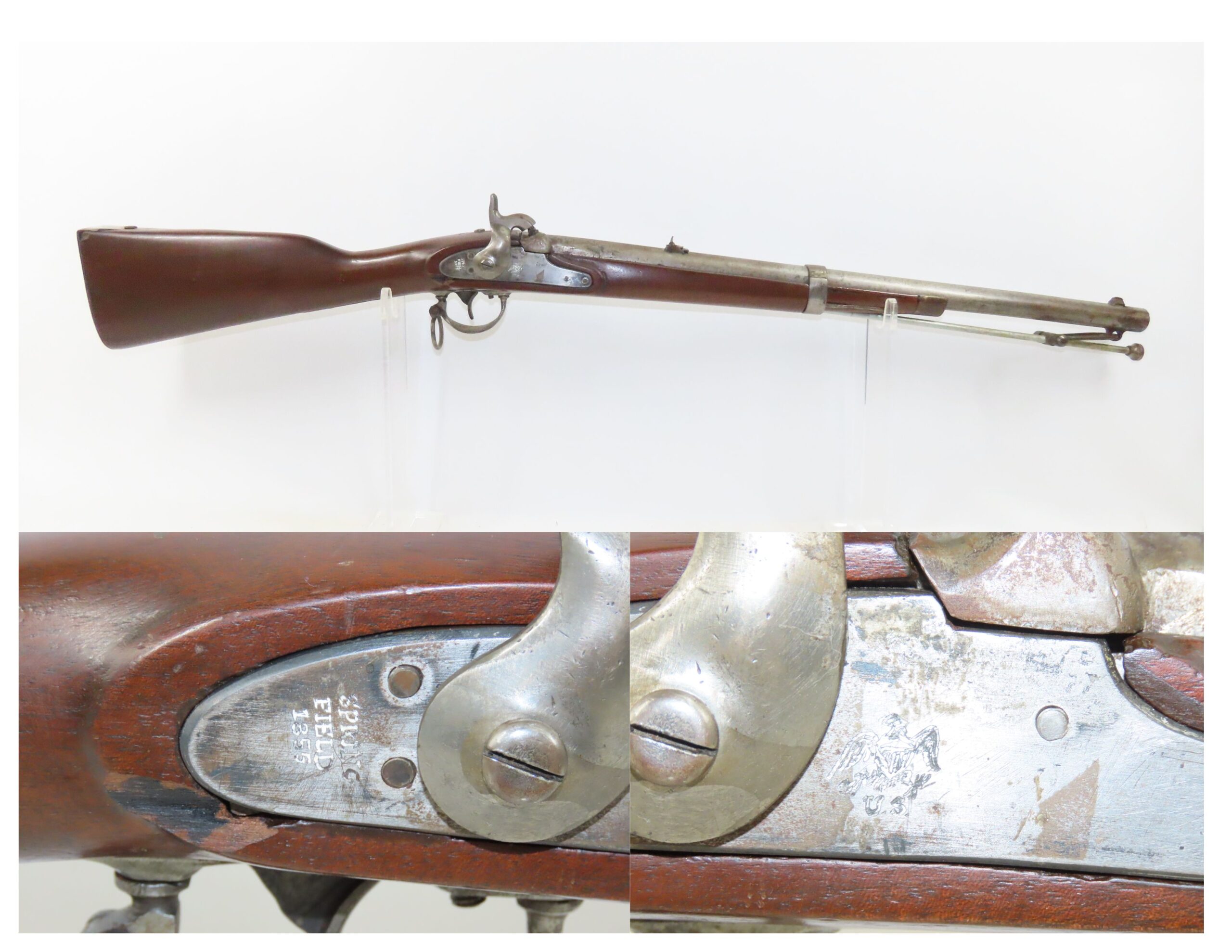 MOdel 1855 Style Carbine with Springfield Lock 2.5 C&RAntique001 ...