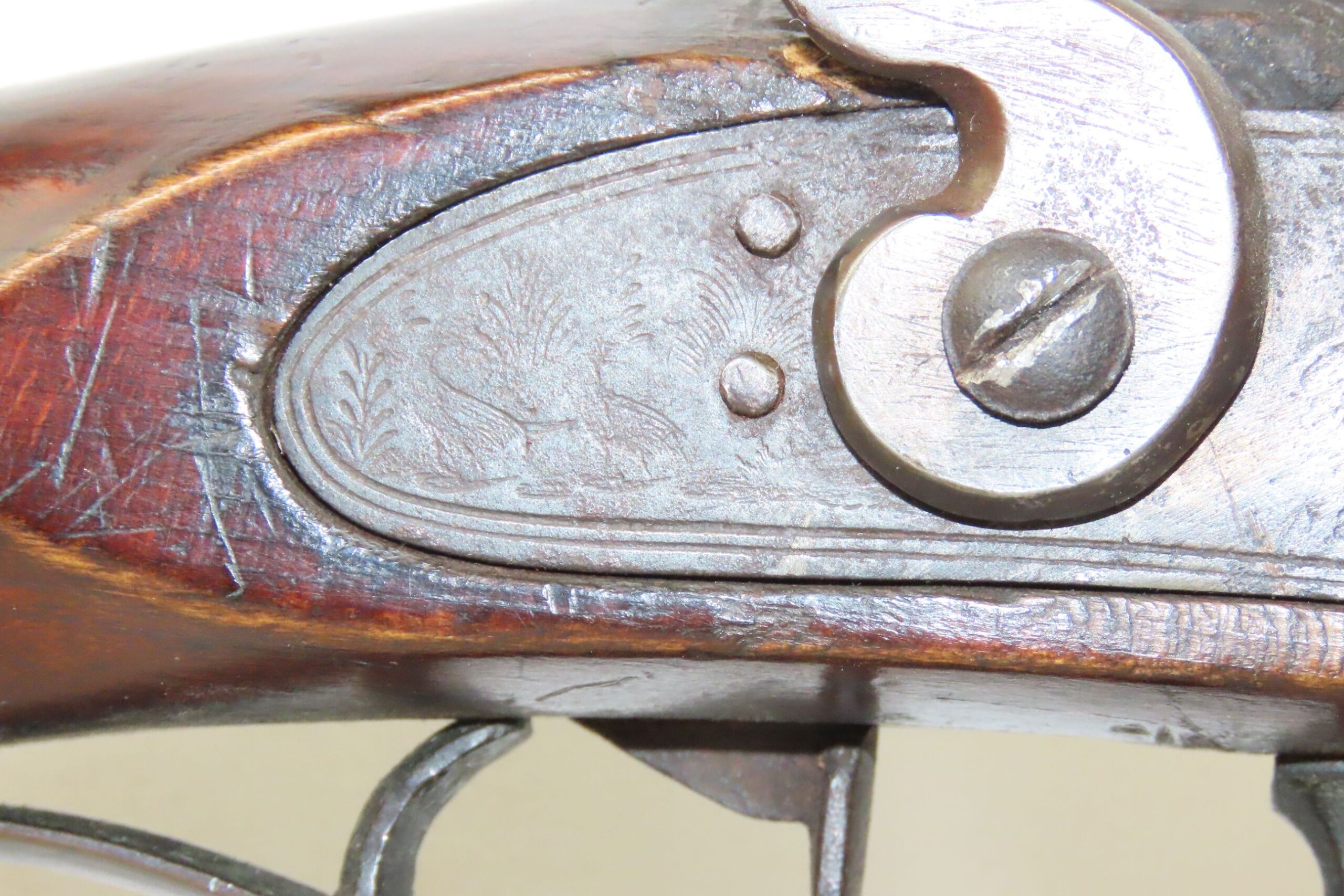 Smoothbore Flintlock American Long Rifle 12.6 C&RAntique007 | Ancestry Guns