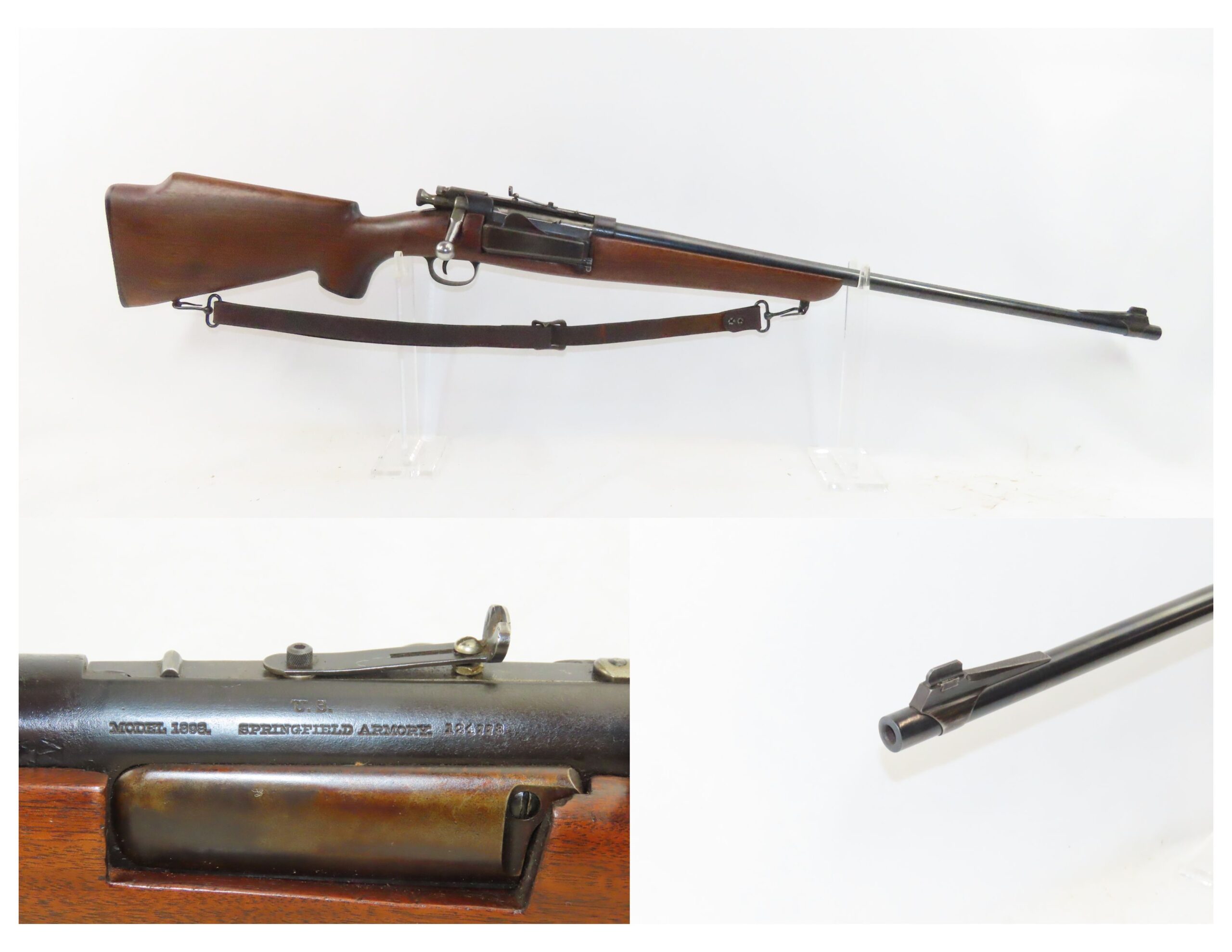 Springfield Model 1898 Krag Jorgensen Sporting Rifle 1.1 C&RAntique001 ...