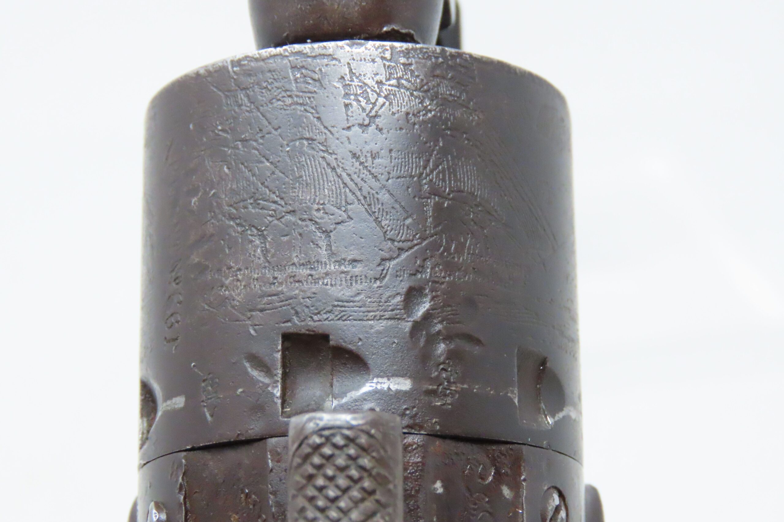 T.G. Police Marked Colt Model 1851 Navy Thuer Style Conversion with ...