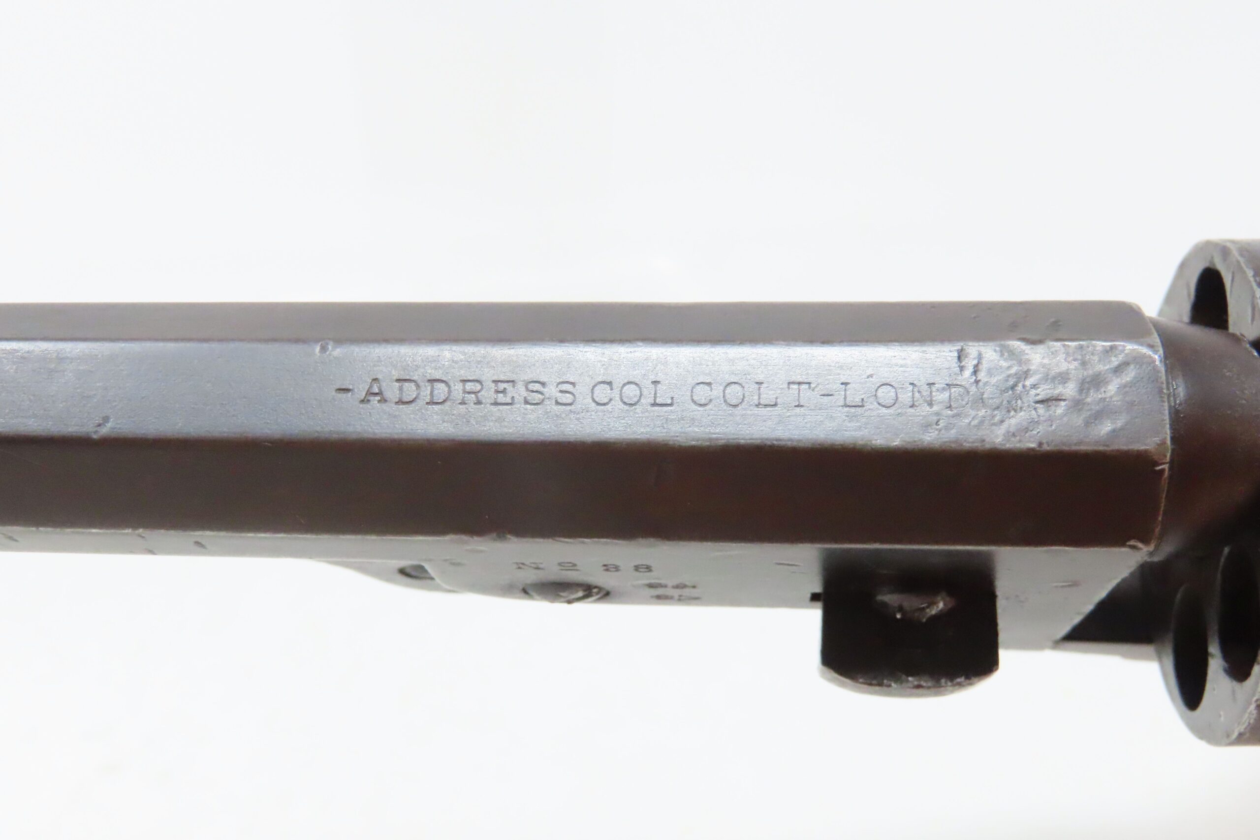 T.G. Police Marked Colt Model 1851 Navy Thuer Style Conversion with ...